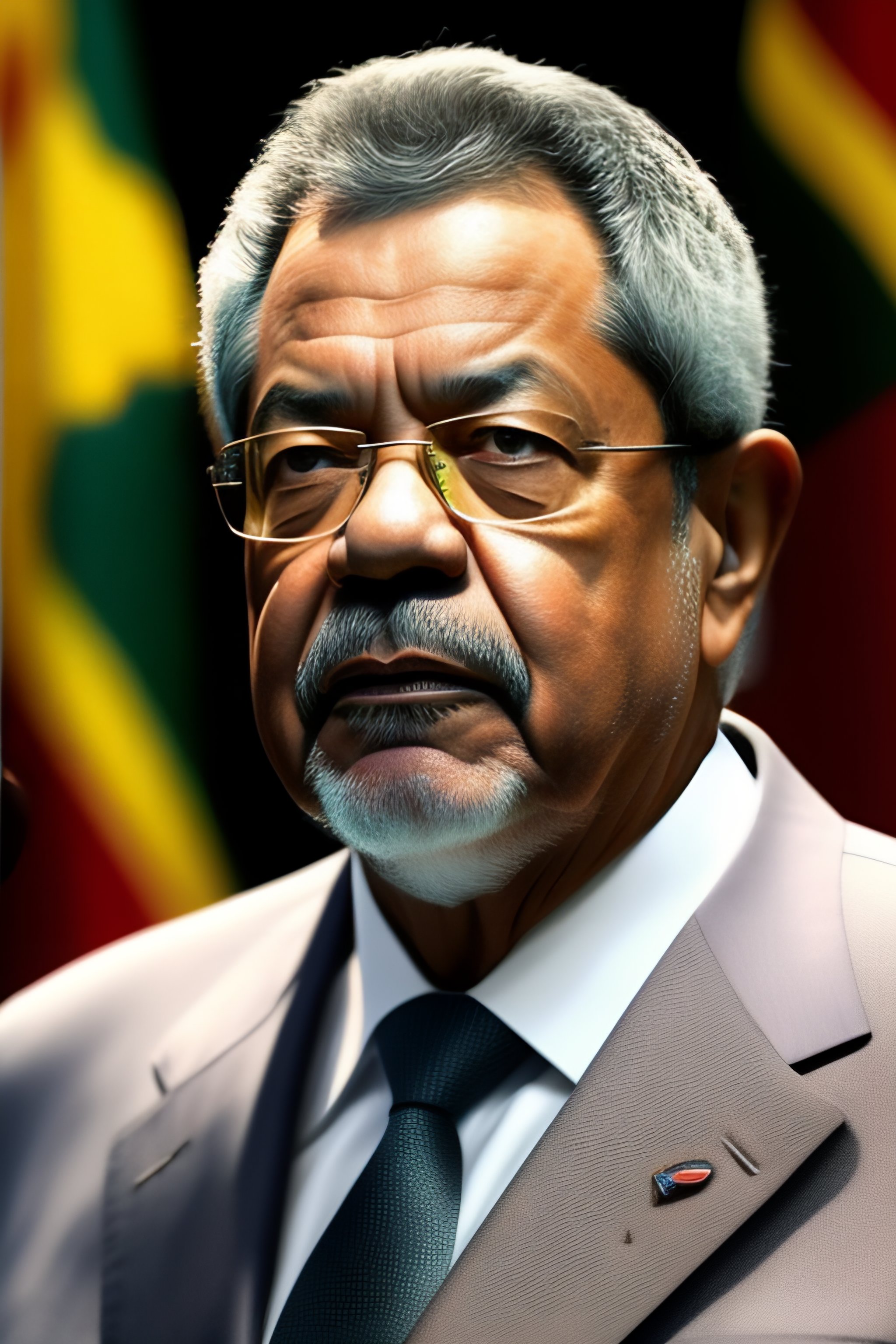 Lexica - President of brazil, lula da silva. with blackpower hair