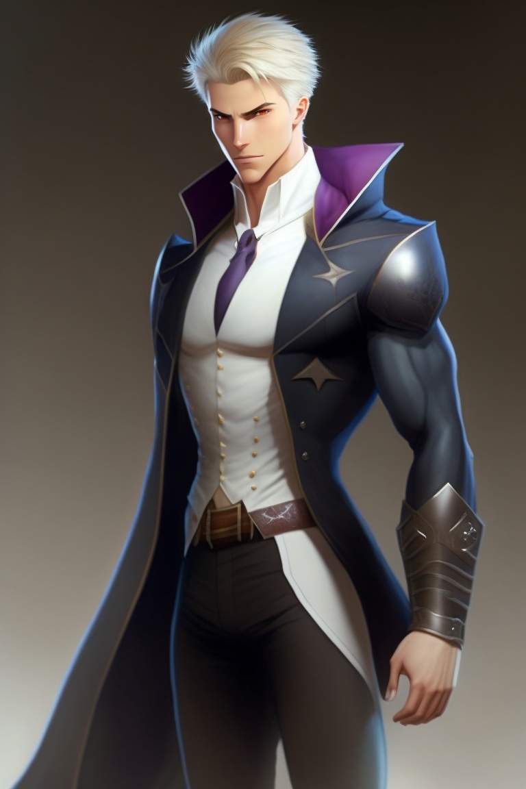 Lexica - A tall, a little muscular and slender man. Human. He has sun ...