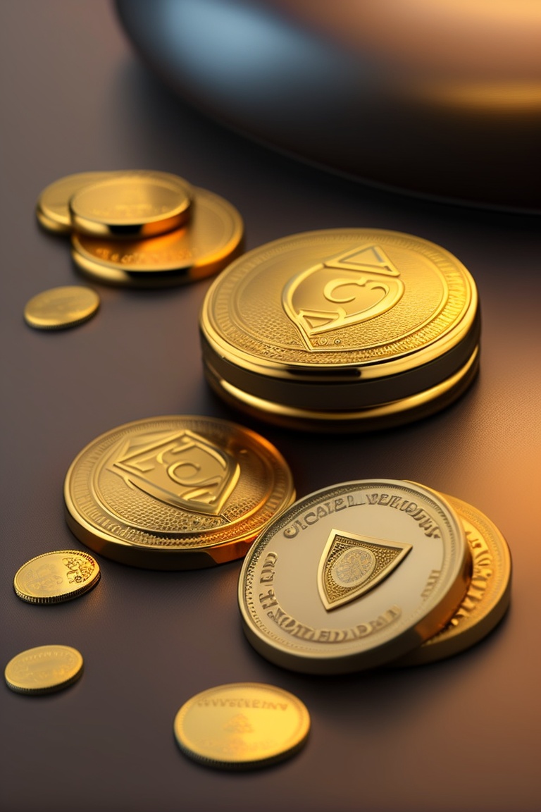 Lexica - Money magnet attracts money, gold coins and jewelry