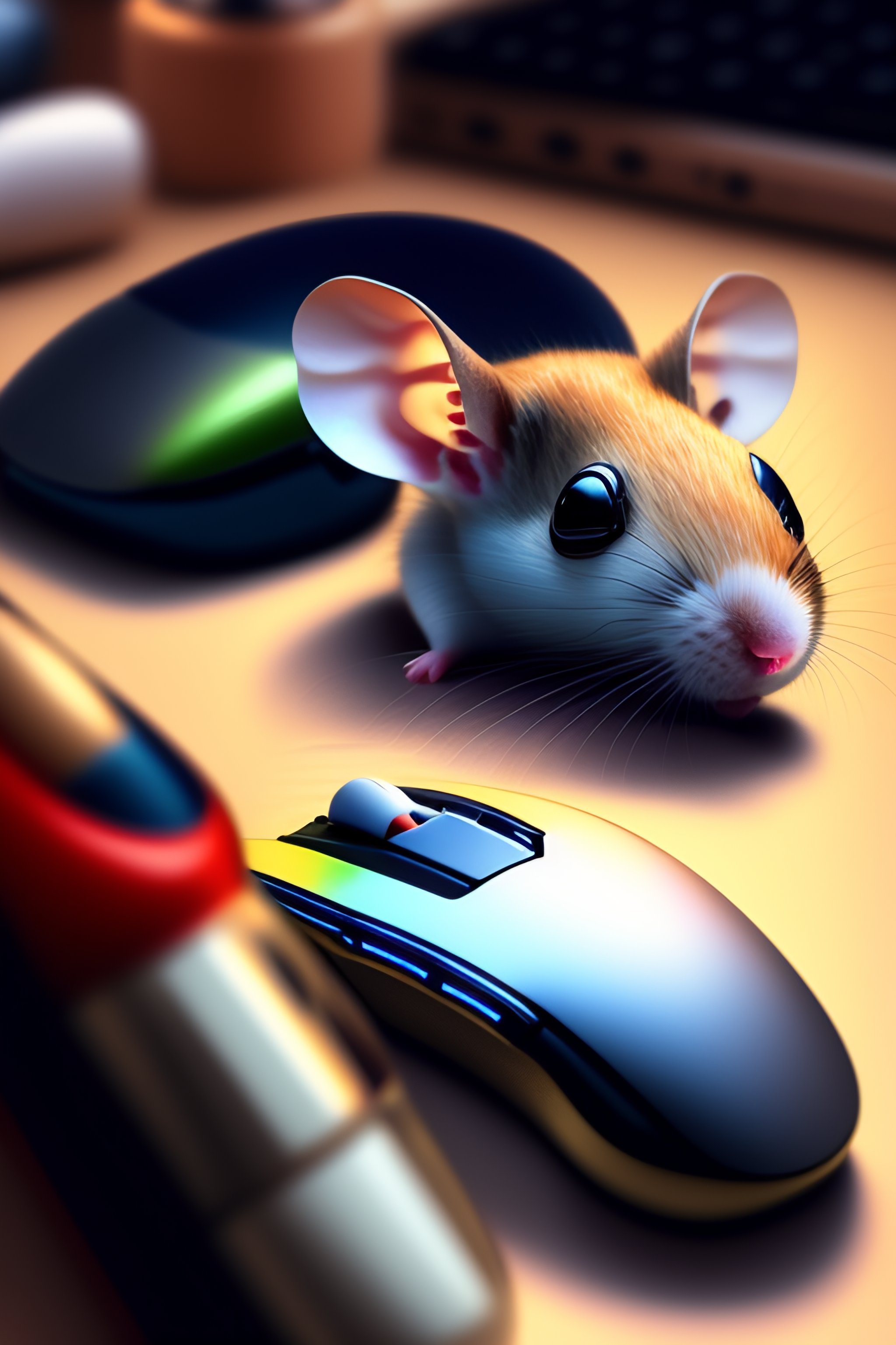 Lexica - Non-realistic drawings of gaming mice