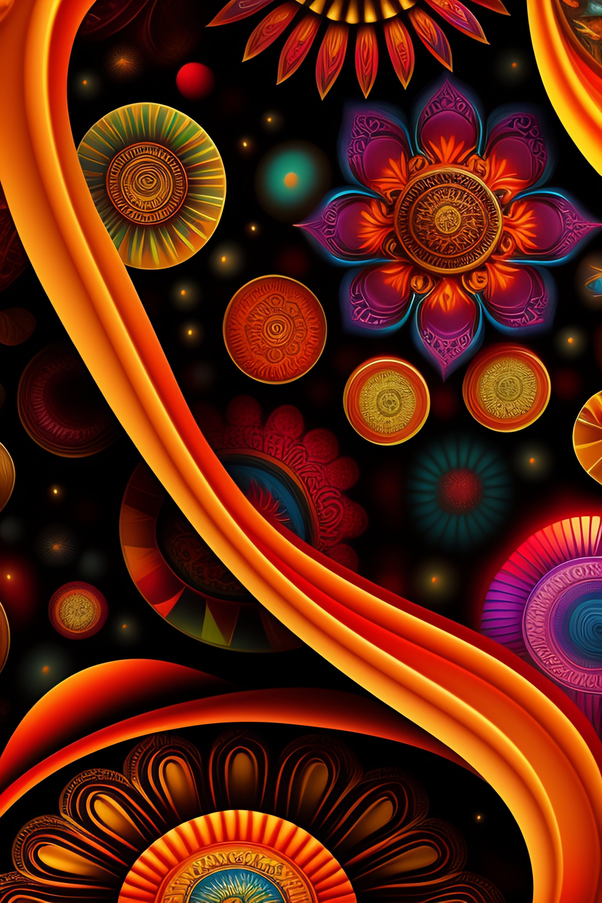 Lexica - Abstract HD background, indonesian batik culture, highly ...