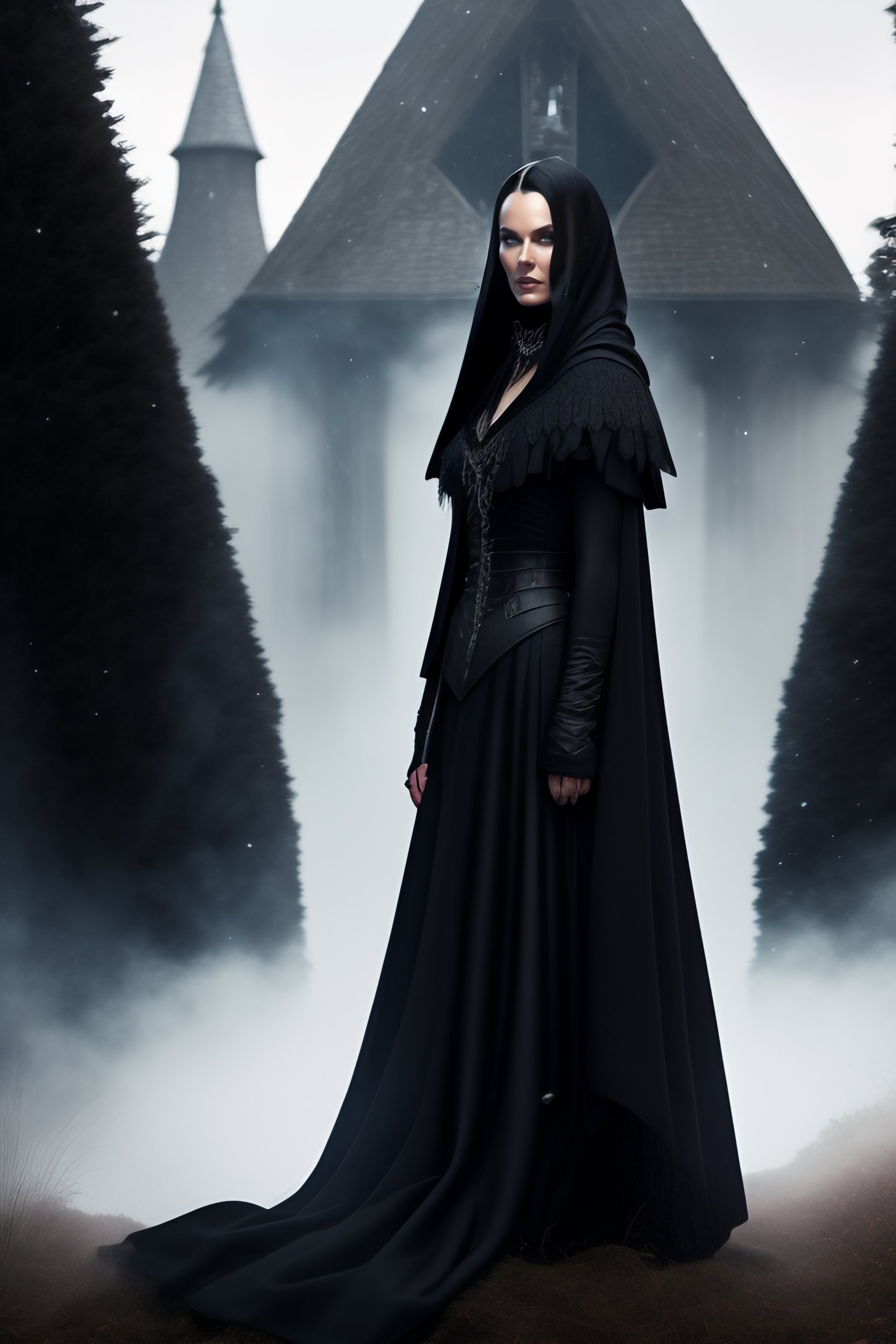 Lexica - Full length portrait of gothic realistic true Tarja Turunen ...