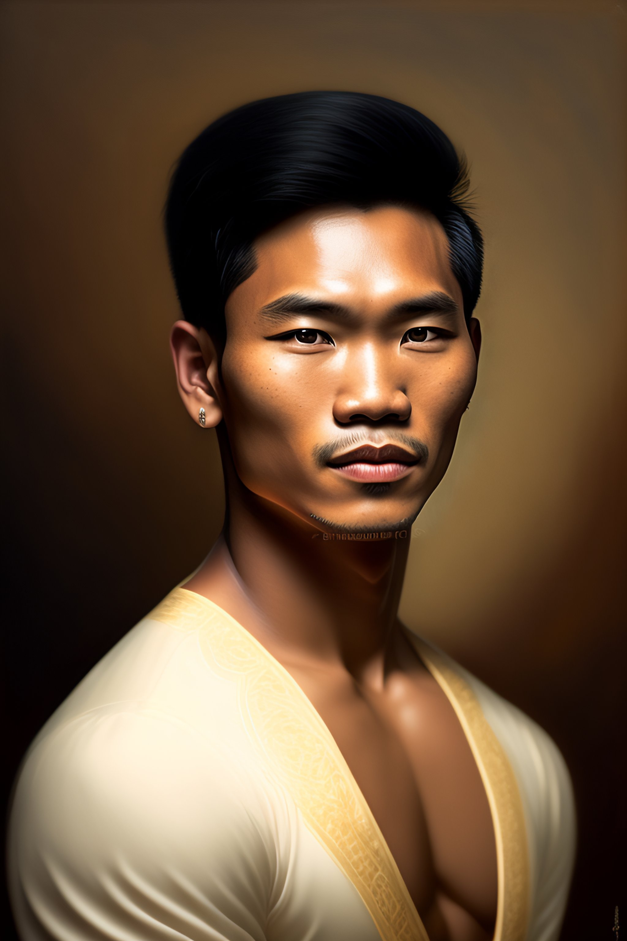 Lexica - Portrait of a handsome filipino