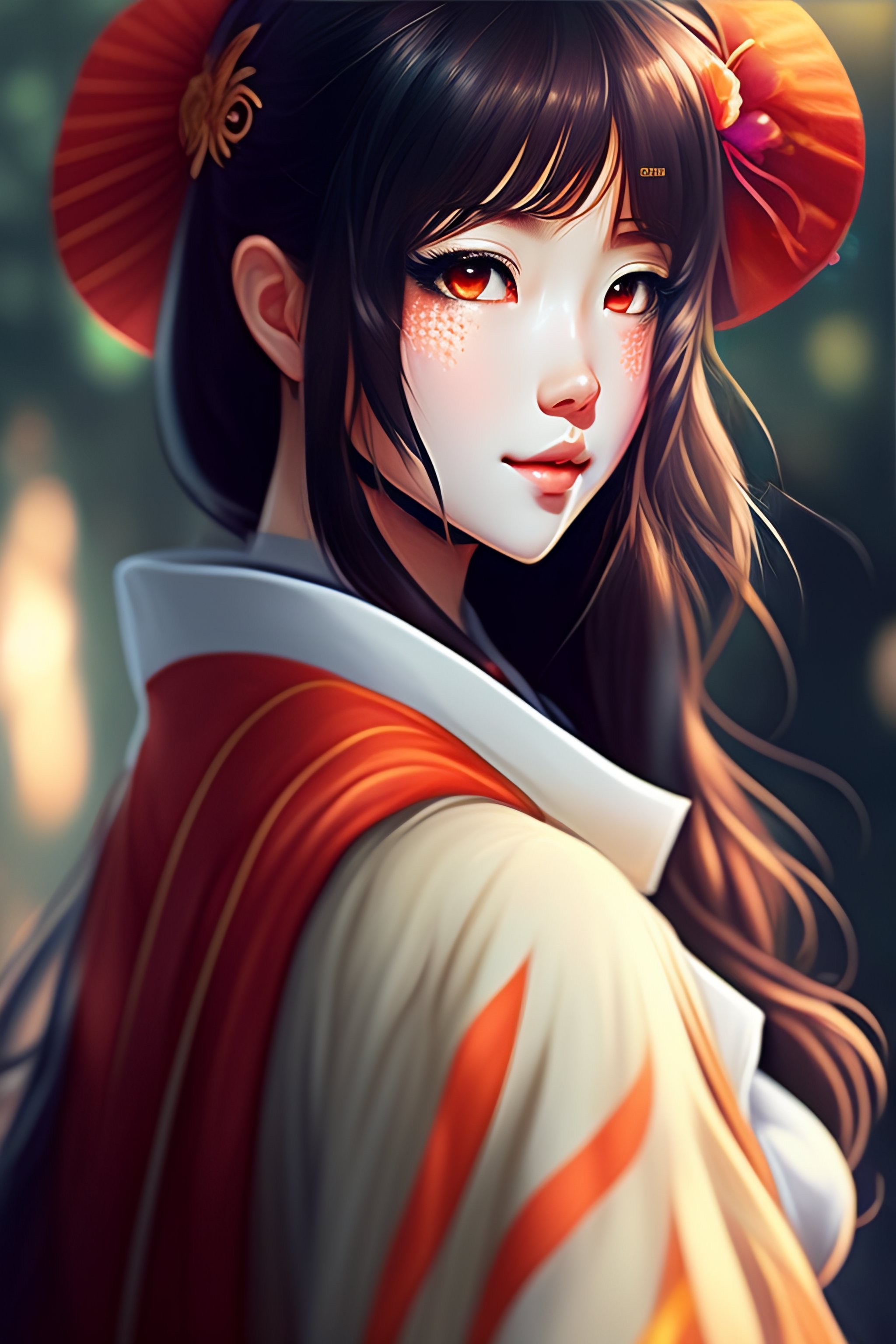 Lexica - Create a high resolution artwork of Anime Girl in groups with ...