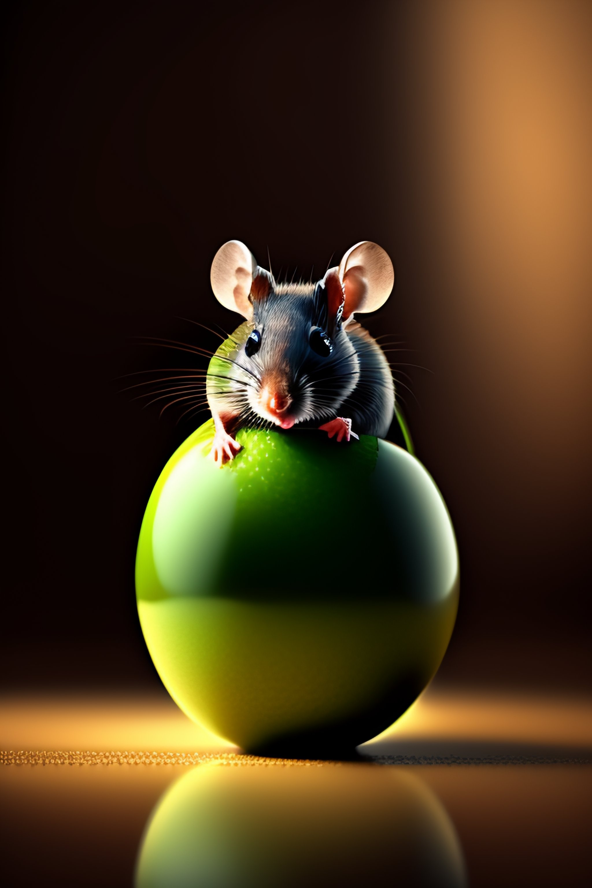 Lexica - A mouse sitting in a small avocado chair, 8k, highly detailed ...