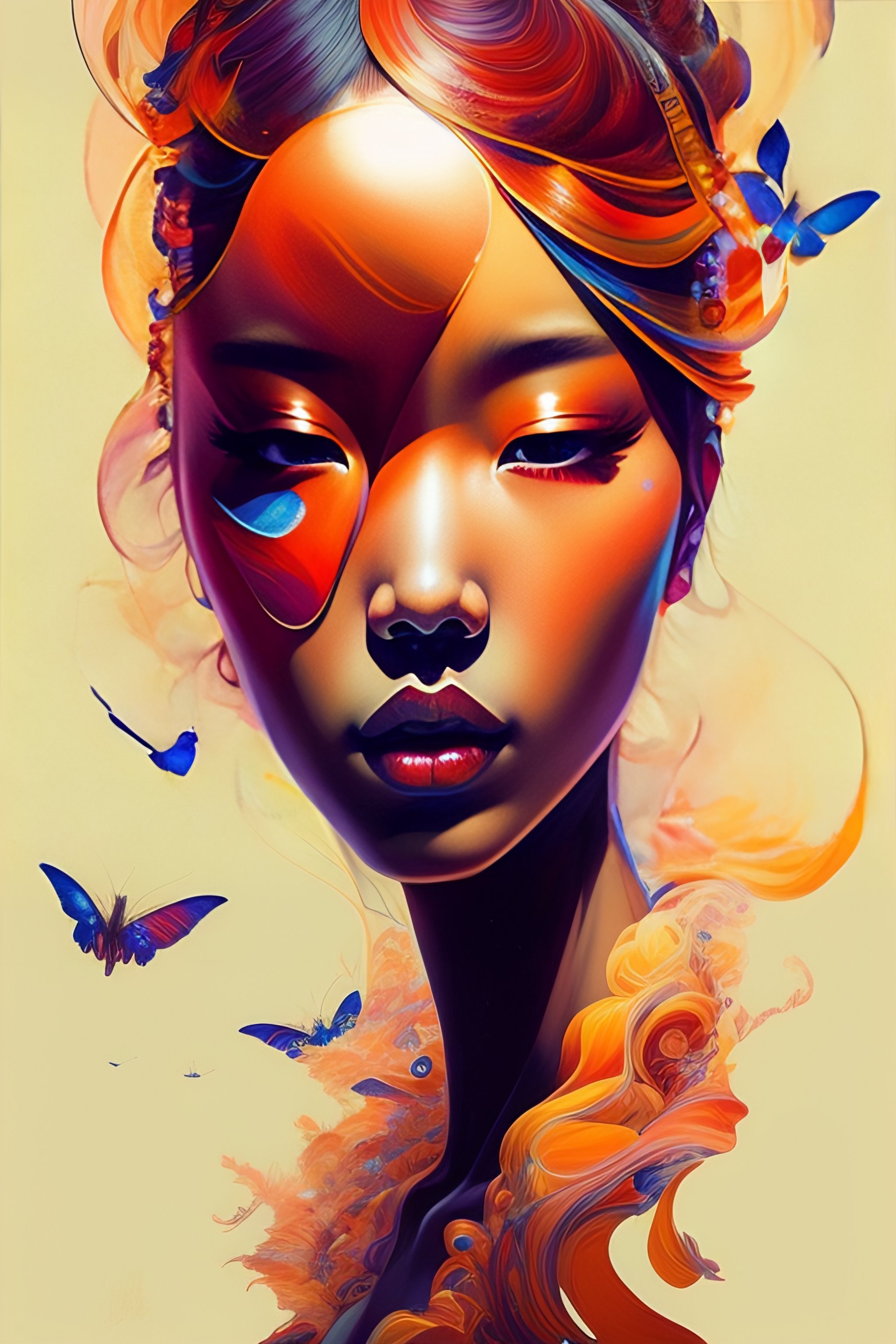 Lexica - Prompt : figurative unique features portrait soft light painted by james jean and ...