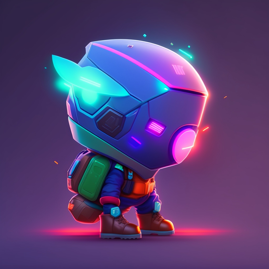 Lexica - Mascot, futuristic, brain, avatar, gamer, cartoon, 2D, 4K ...