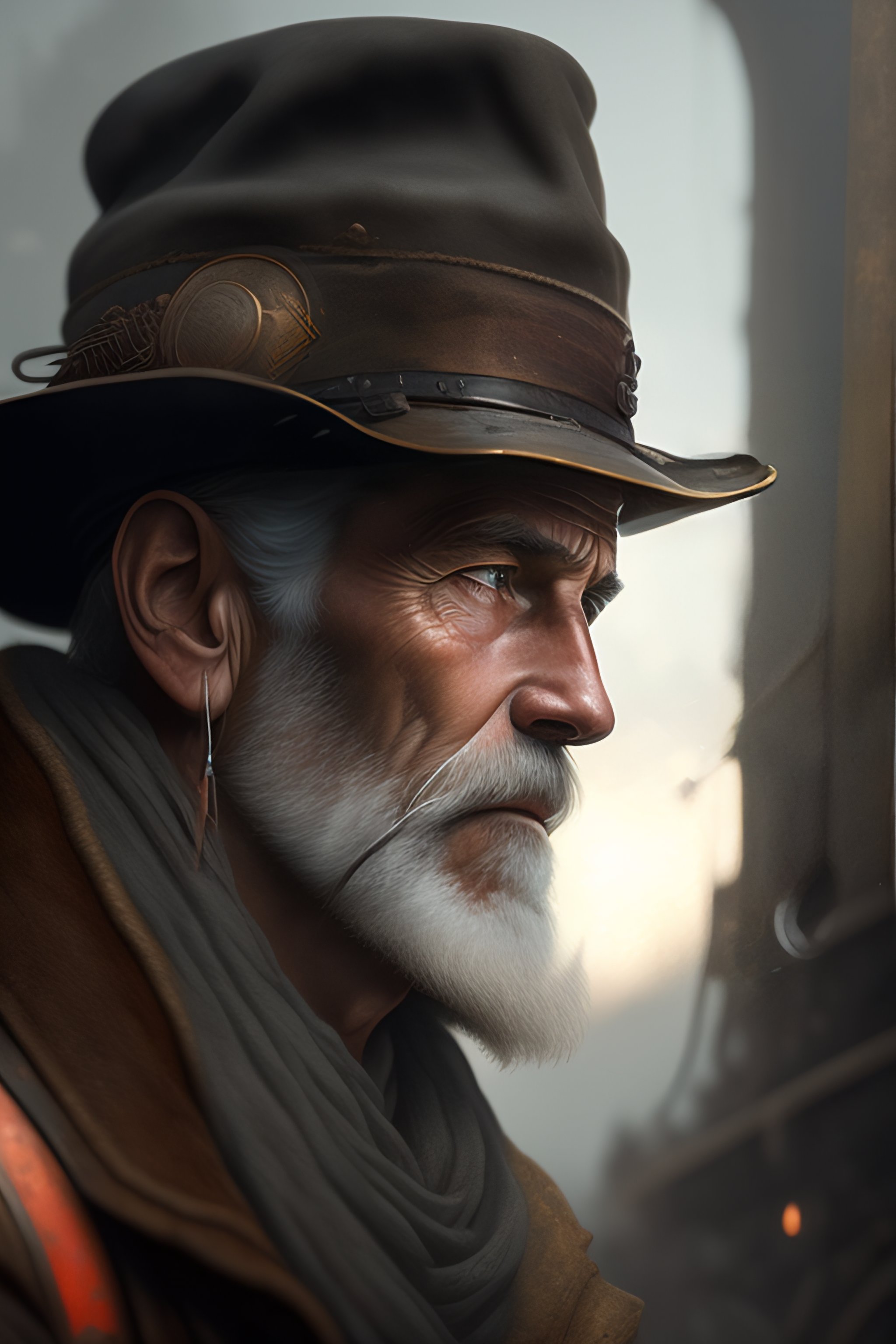 Lexica - A portrait of an old coal miner in 19th century, beautiful ...