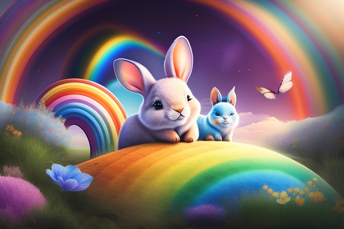 Lexica - And so, the little bunny Benny and his friends lived happily ...