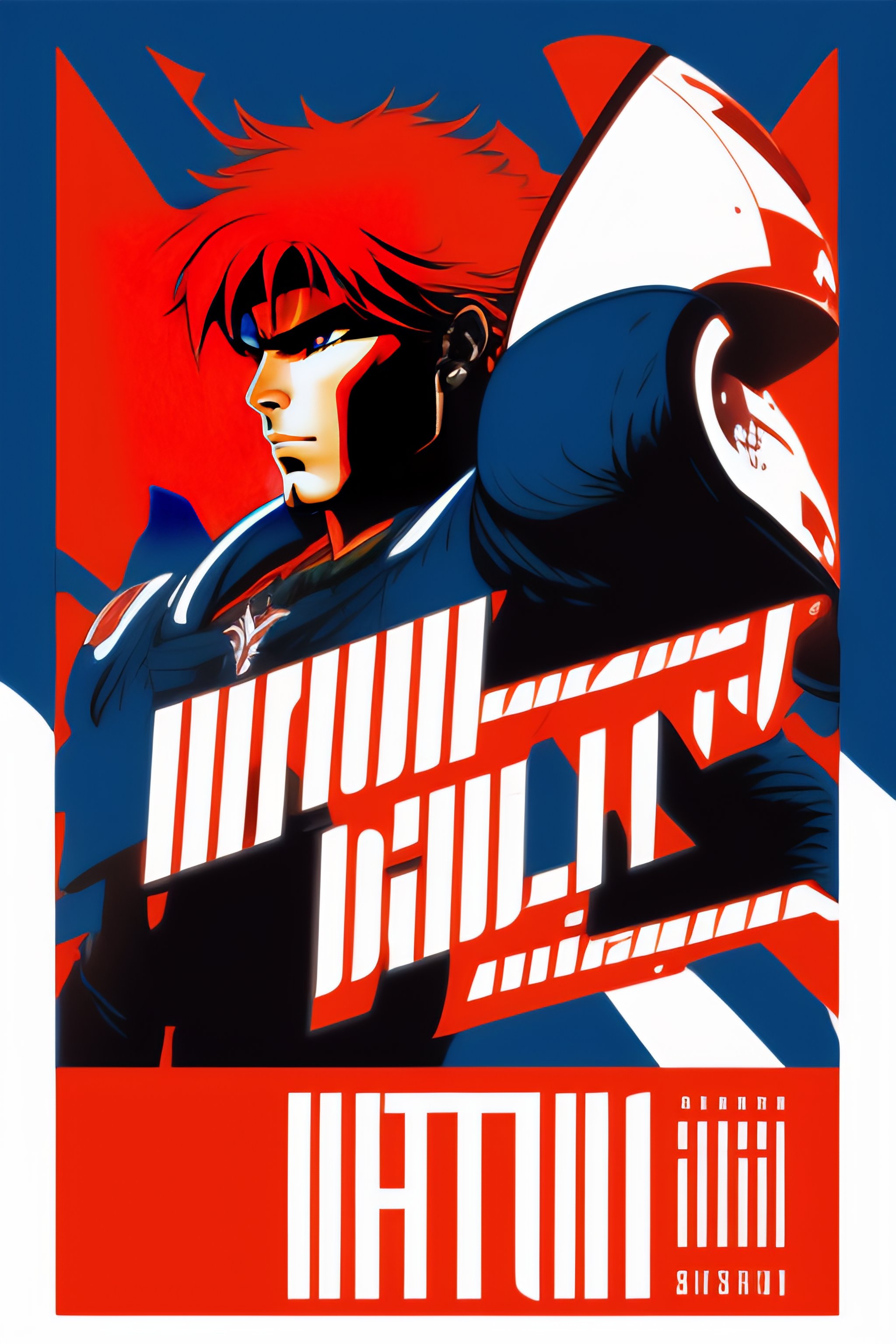 Lexica - Strider hiryu capcom as soviet propaganda vector 2d flyer ...