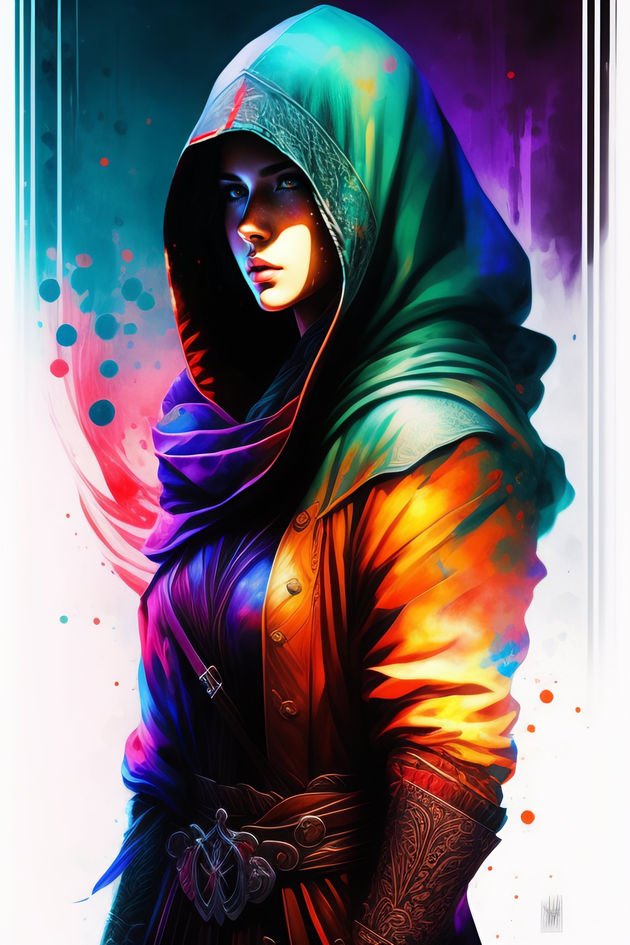 Lexica - Assassins creed, covered face, sharpen focus, serious ...