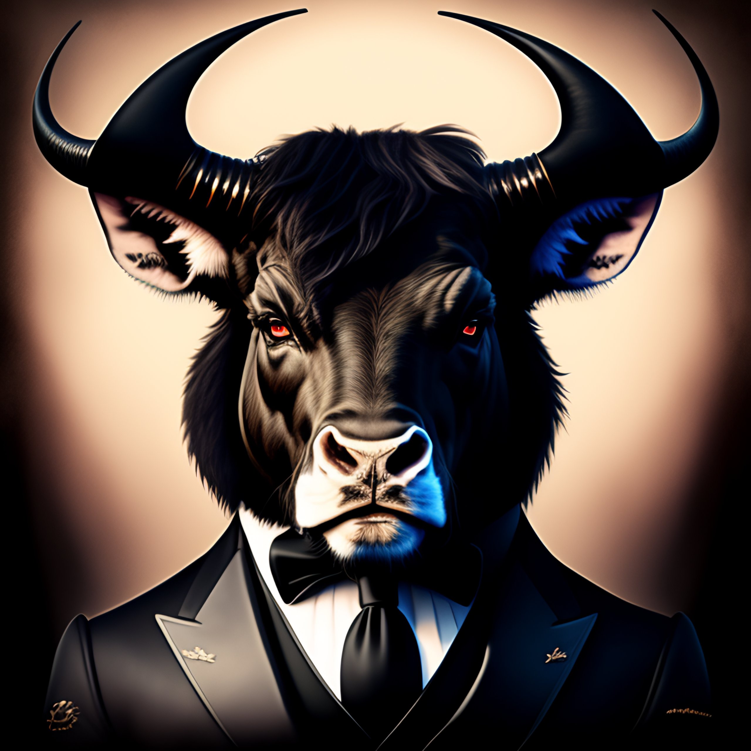 Lexica - Draw a gothic looking image of an angry looking minotaur in a ...