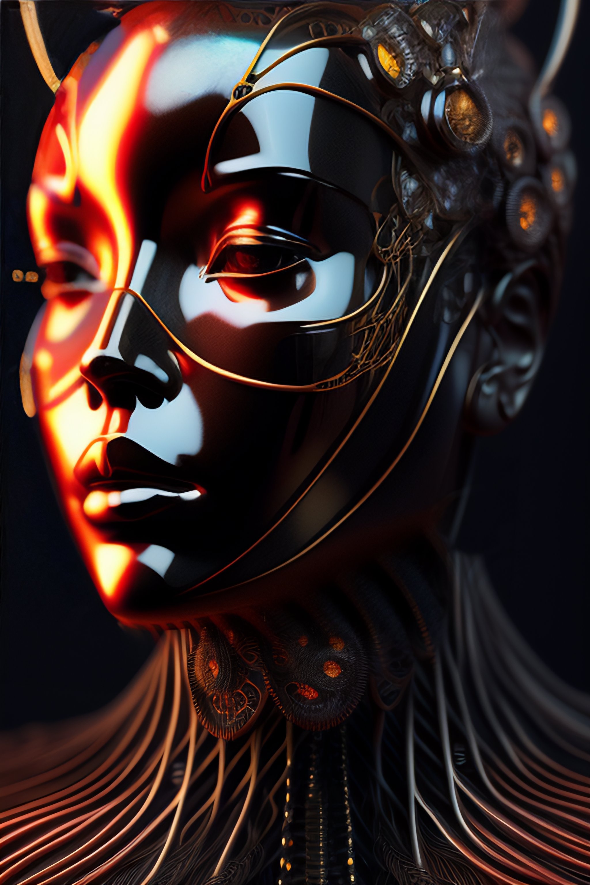 Lexica - Complex 3d render ultra detailed of a real face camera Mickael ...