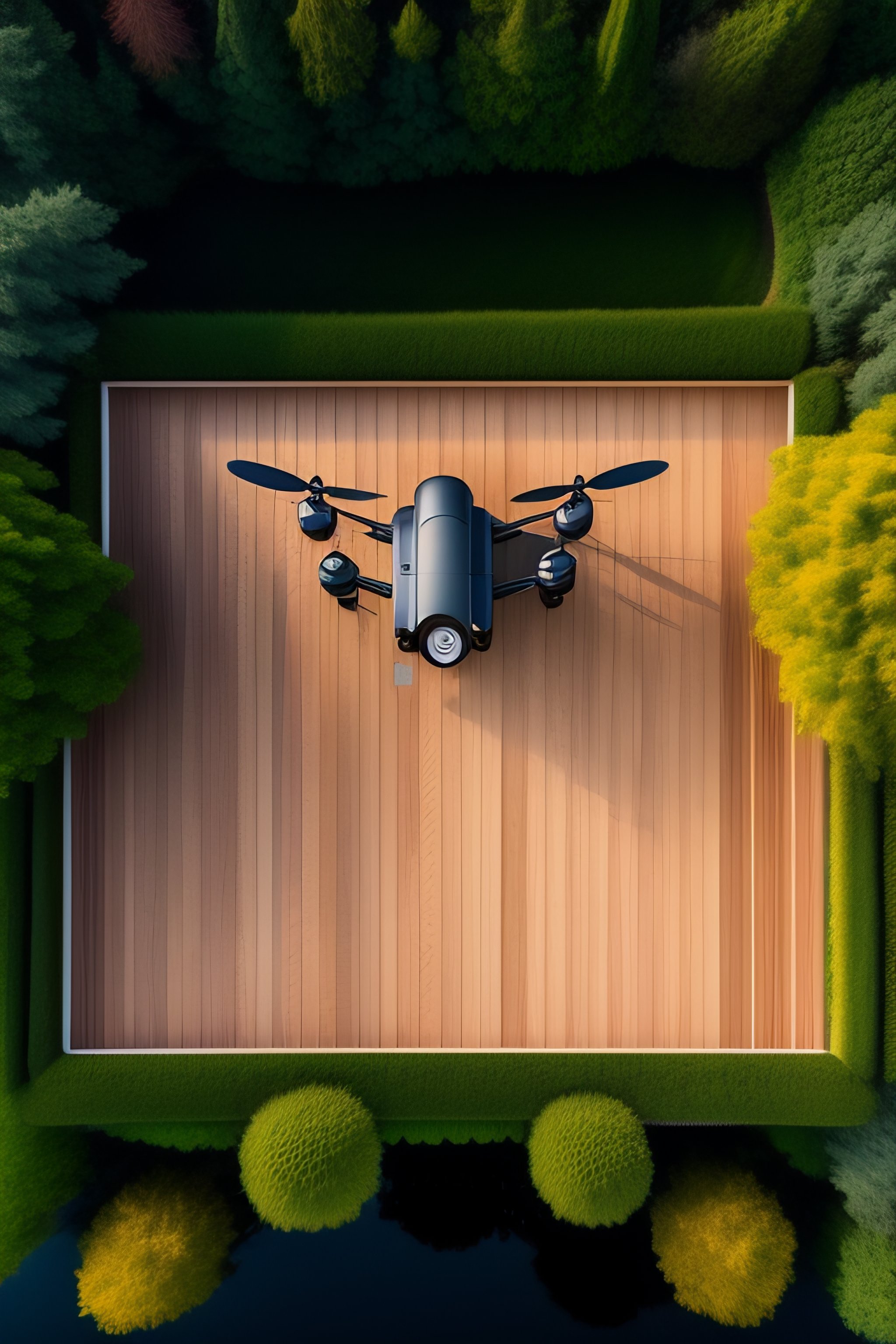 Lexica - High quality photo of wooden oak plank (drone view) extremely ...