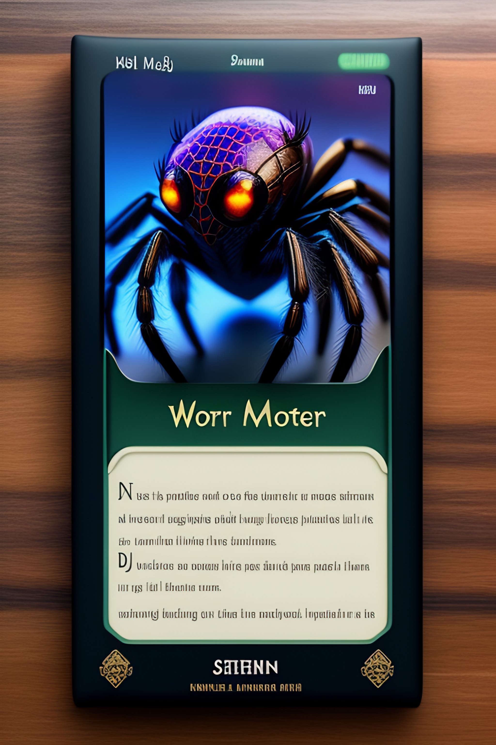 Lexica - Dnd monster ether worped spider