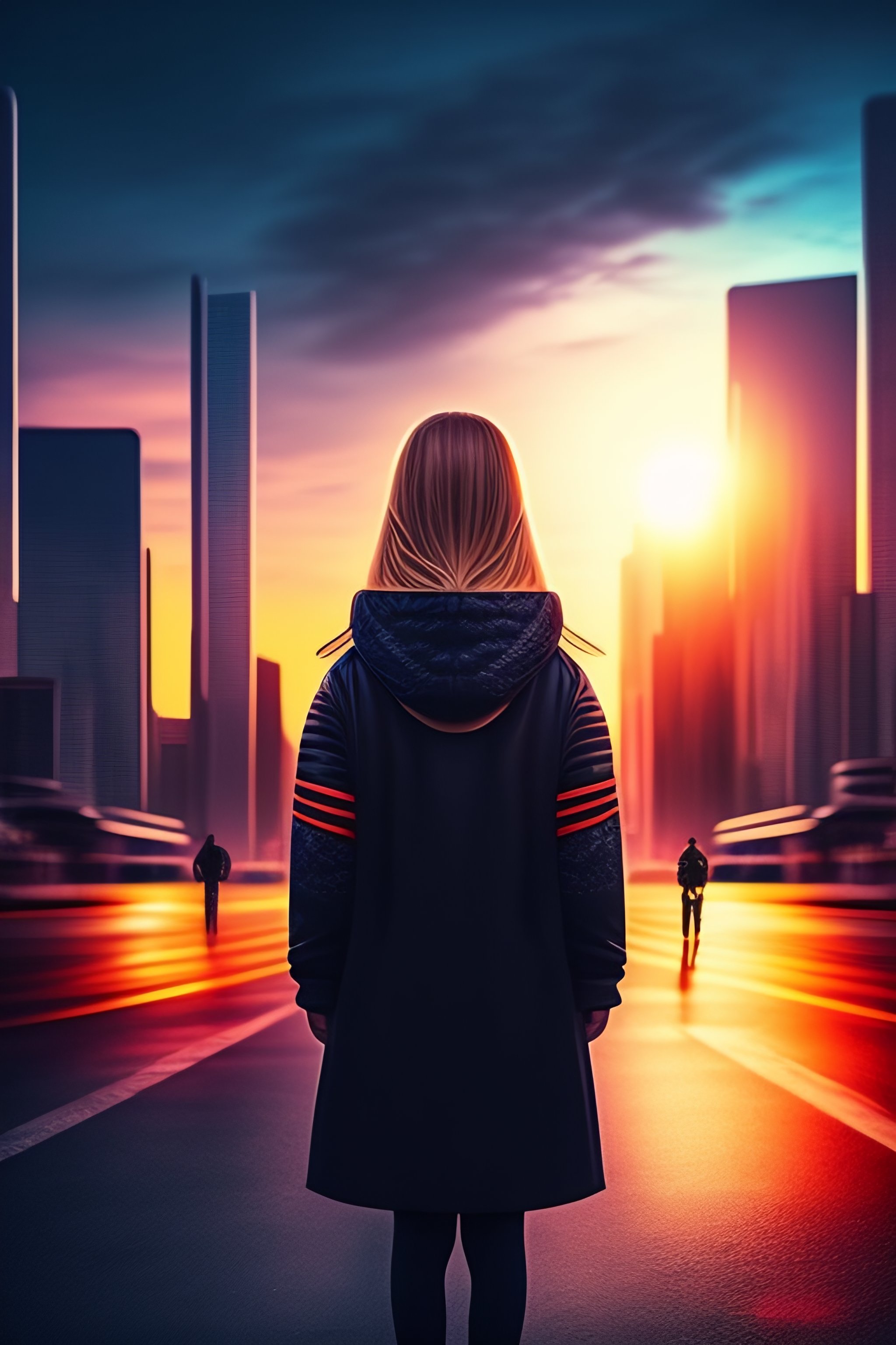 Lexica - New world order city, future, 8k, street with future care ...