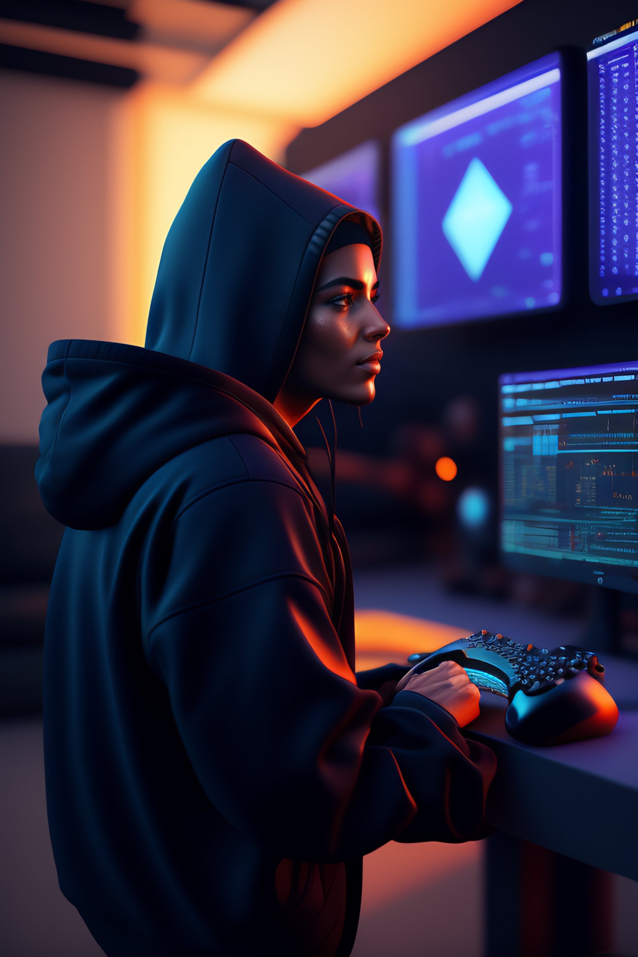 Lexica - Detailed unreal engine voxel render, video games, c4d render ...