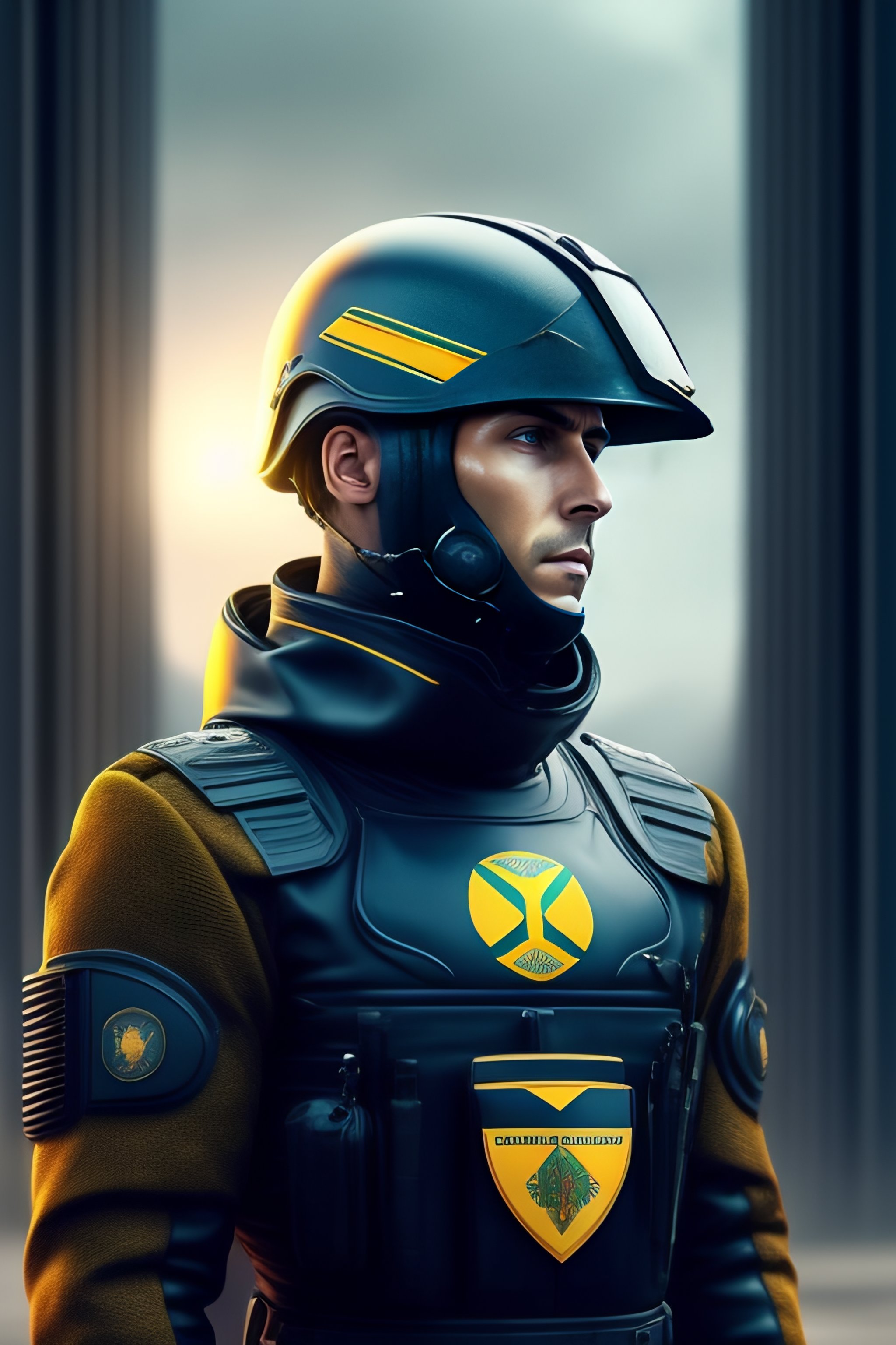 Lexica - I'm in a cyber soldier's uniform with the trident of Ukraine ...