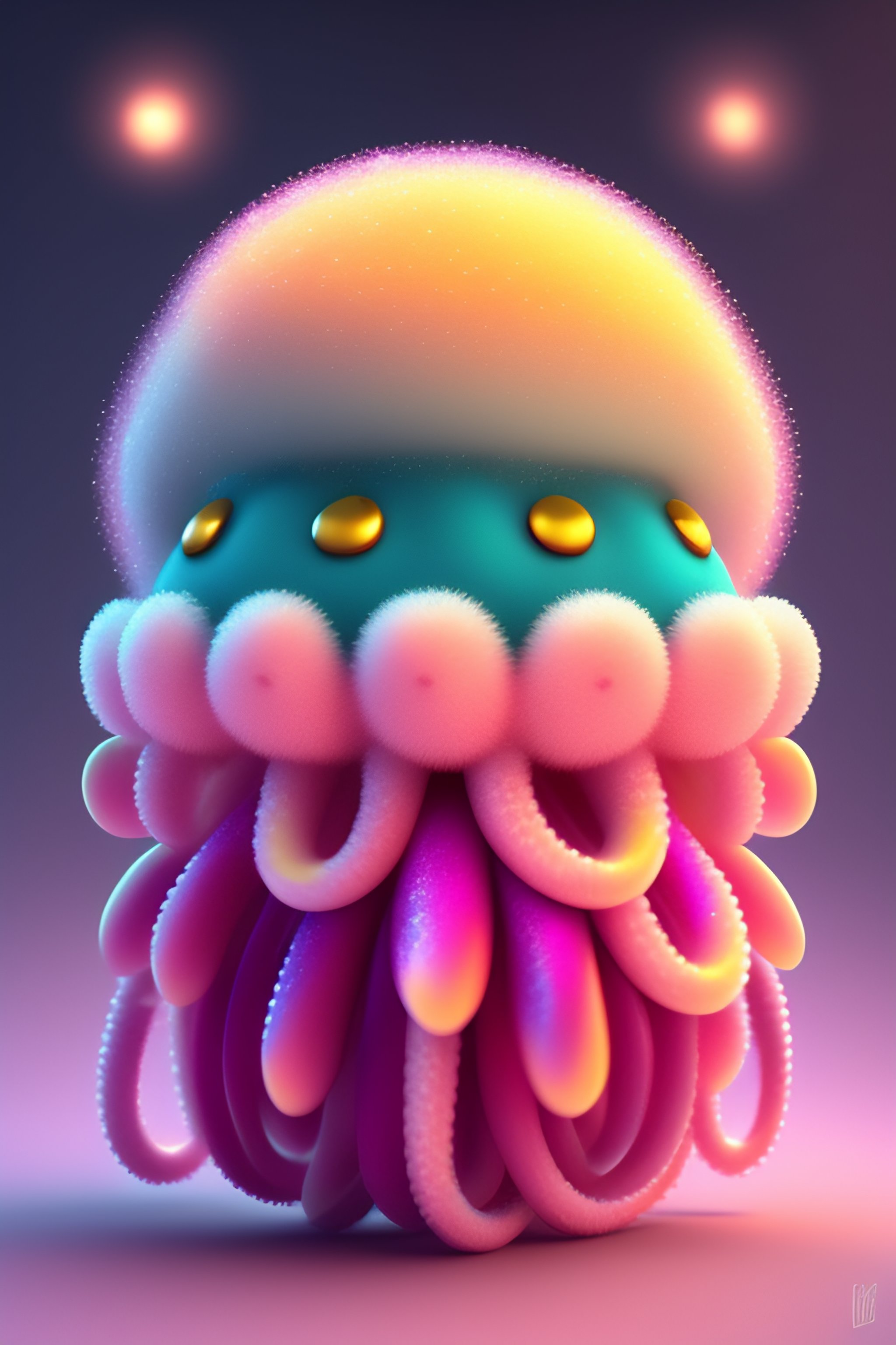 Lexica - CUTE AND ADORABLE CARTOON FLUFFY OCTOPUS, PARTY, FANTASY, GLITTER, PARTY, DREAMLIKE ...