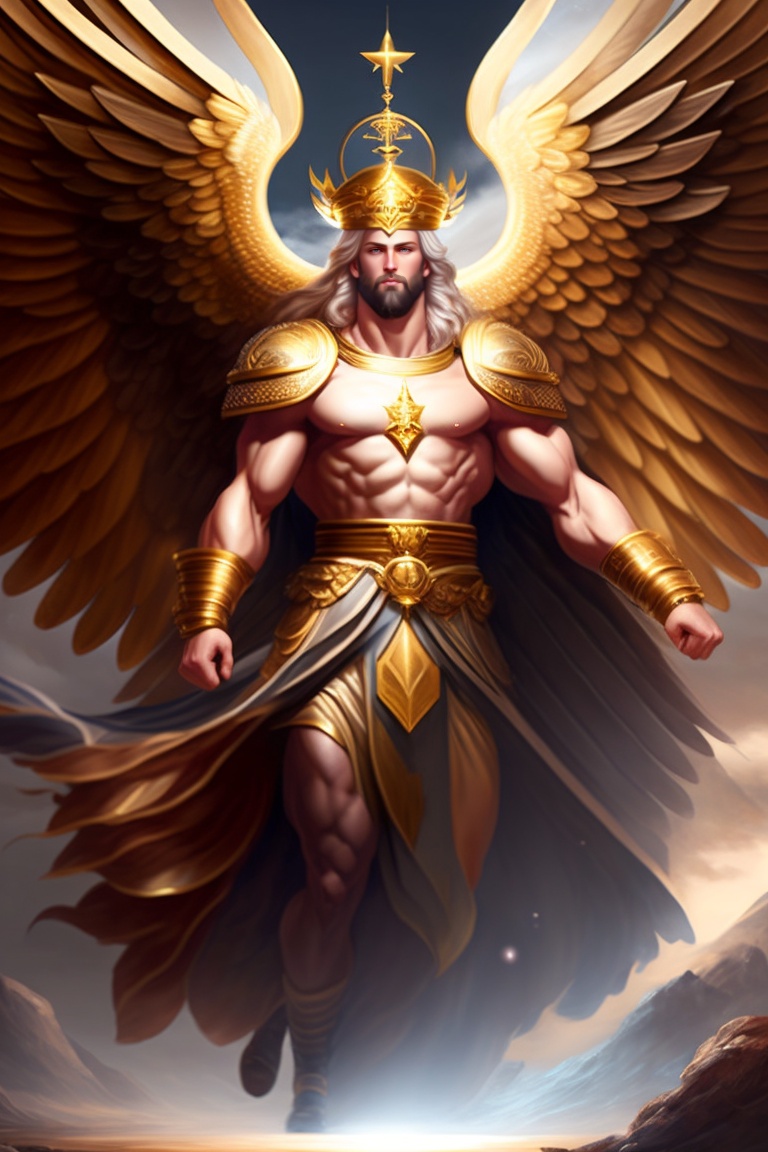 Lexica - Seraphim Guardian of God in battle: Create an image of ...