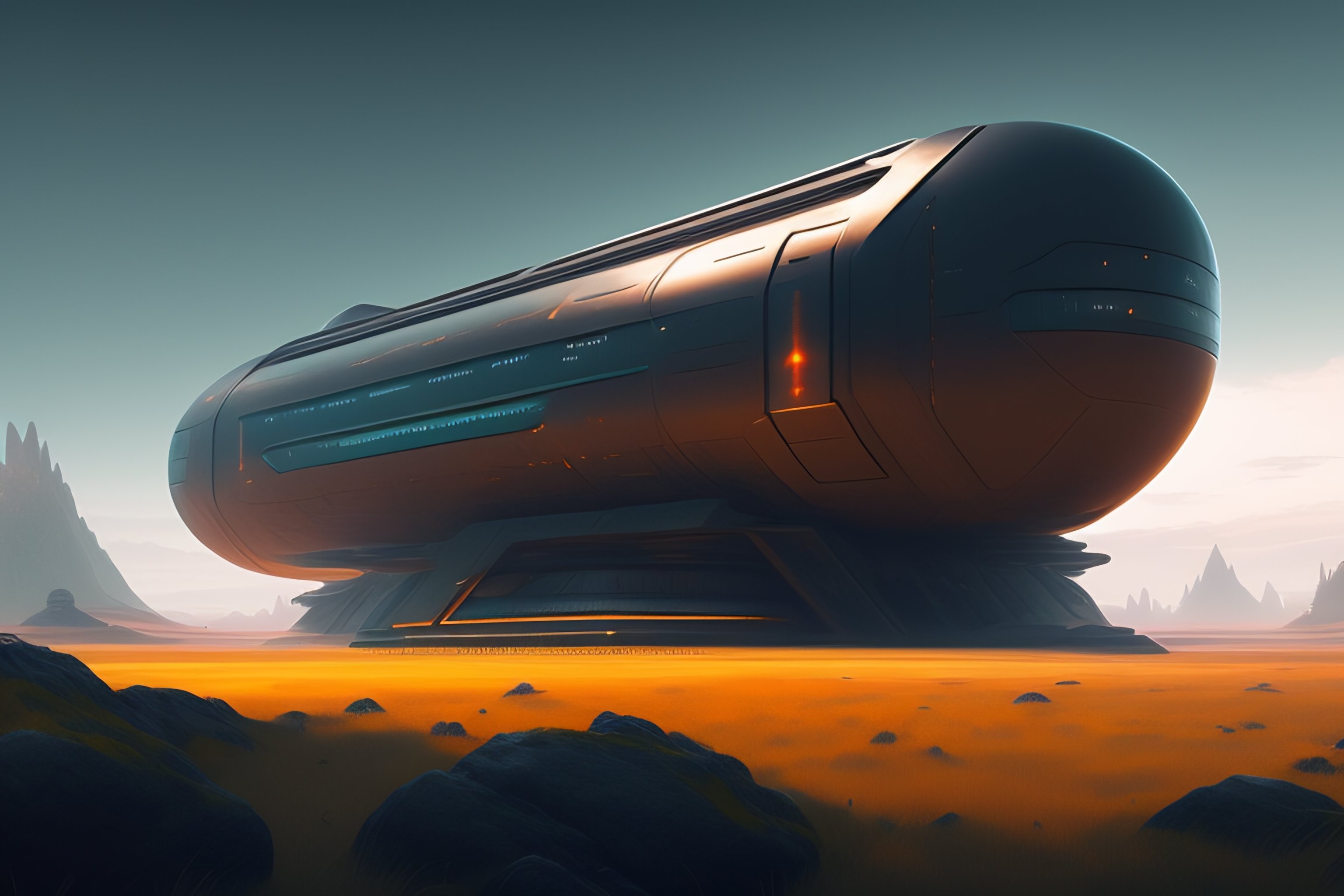 Lexica - Dark futuristic abandoned research outpost, science fiction ...