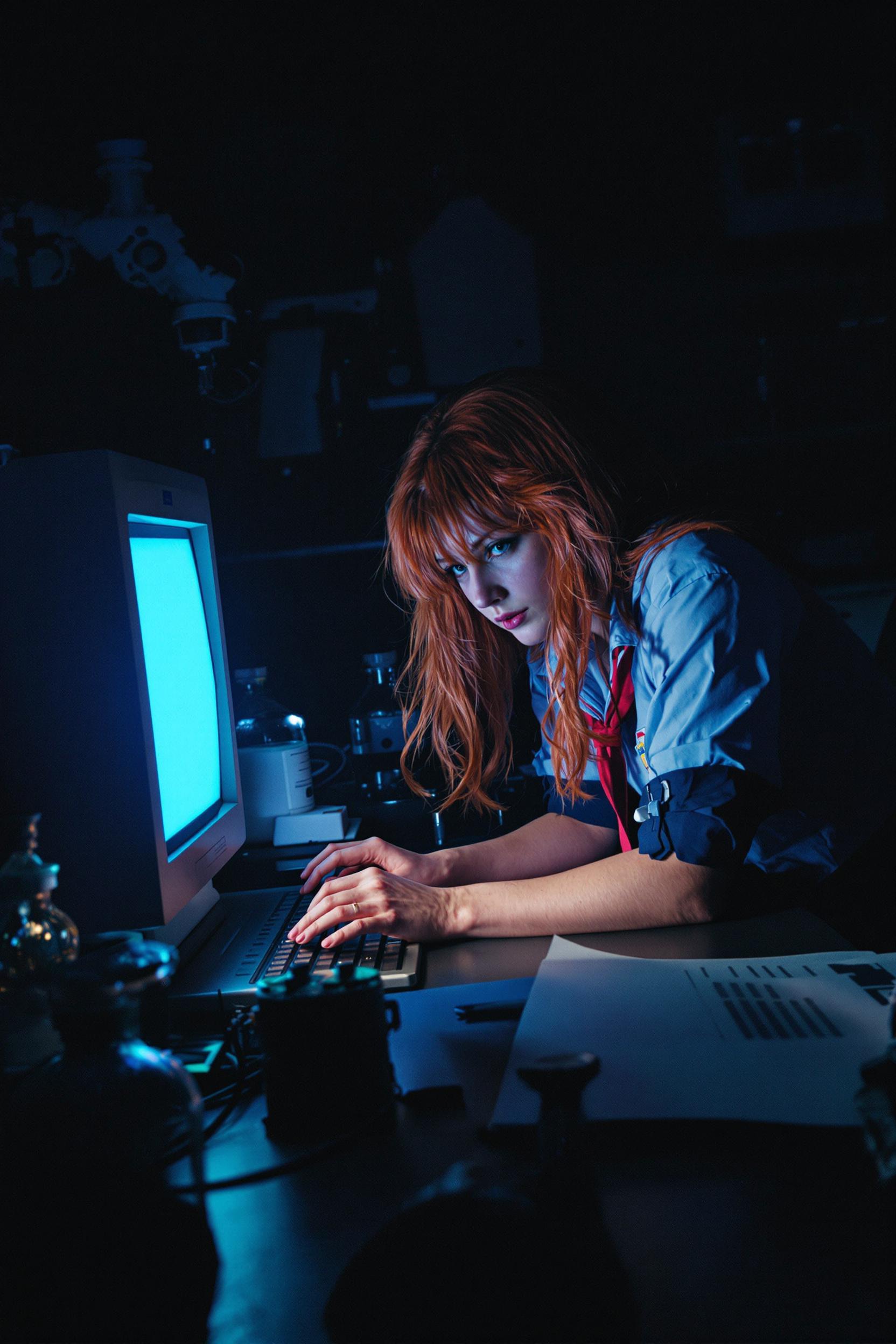 Lexica - Analog portrait photo of Asuka Langley Soryu, Portra 400 ...