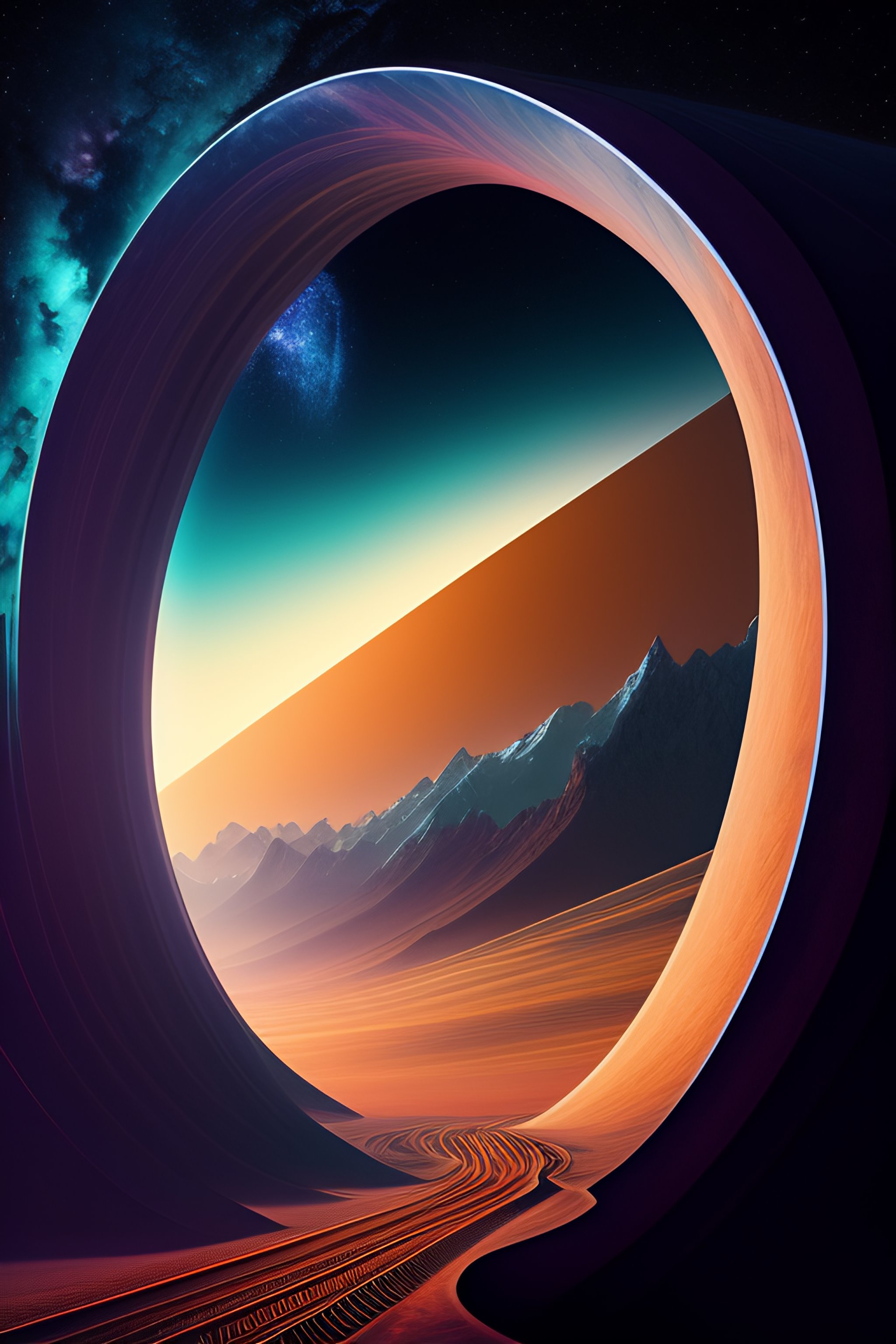 Lexica - Hipersurreal dystopian futuristic dream vanishing point 4 ...