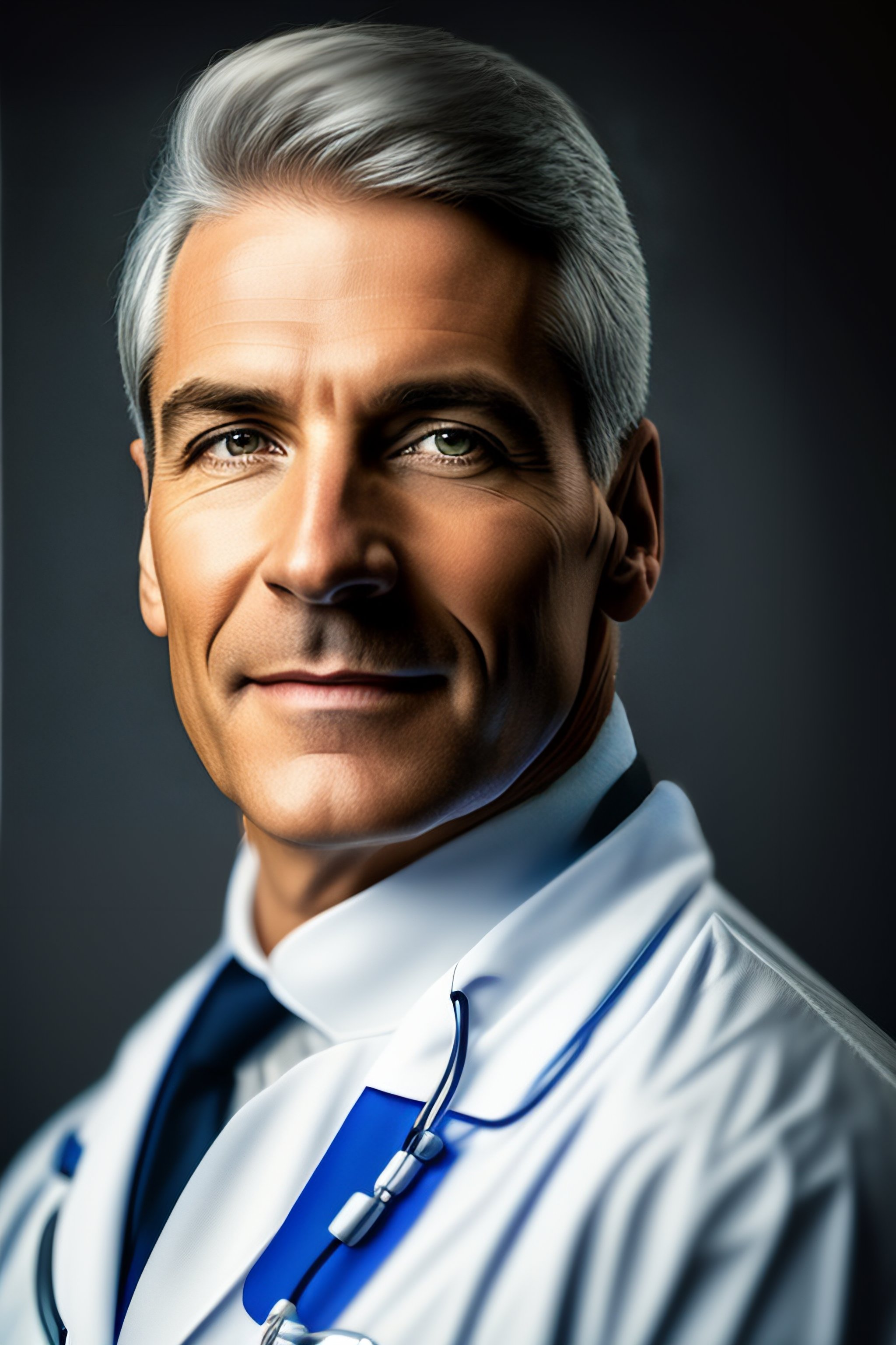 Lexica - Photo of an experienced German doctor wearing a doctors outfit ...