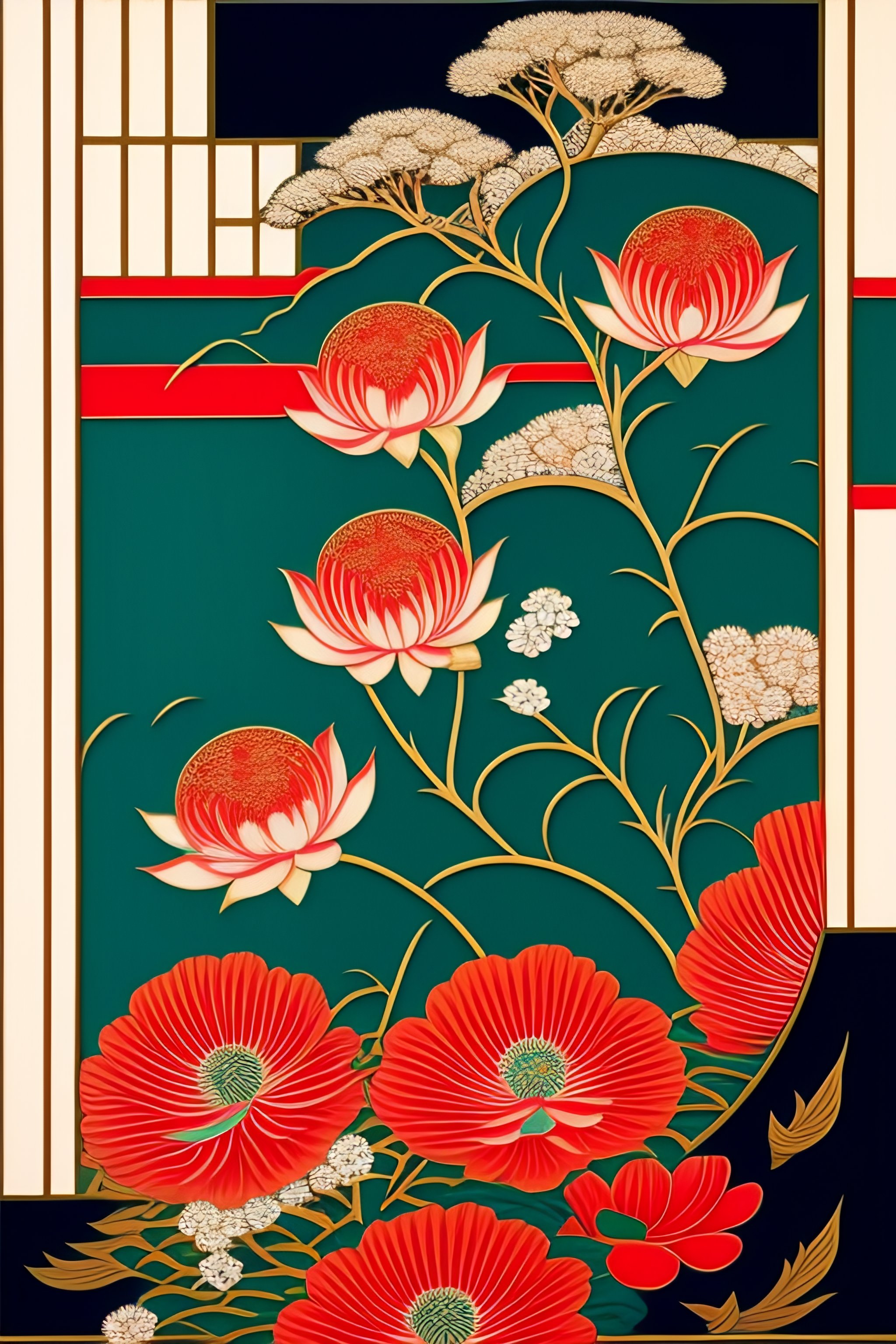 Lexica - 2D artwork Woodblock print by Taguchi Tomoki, Yatsuo no ...