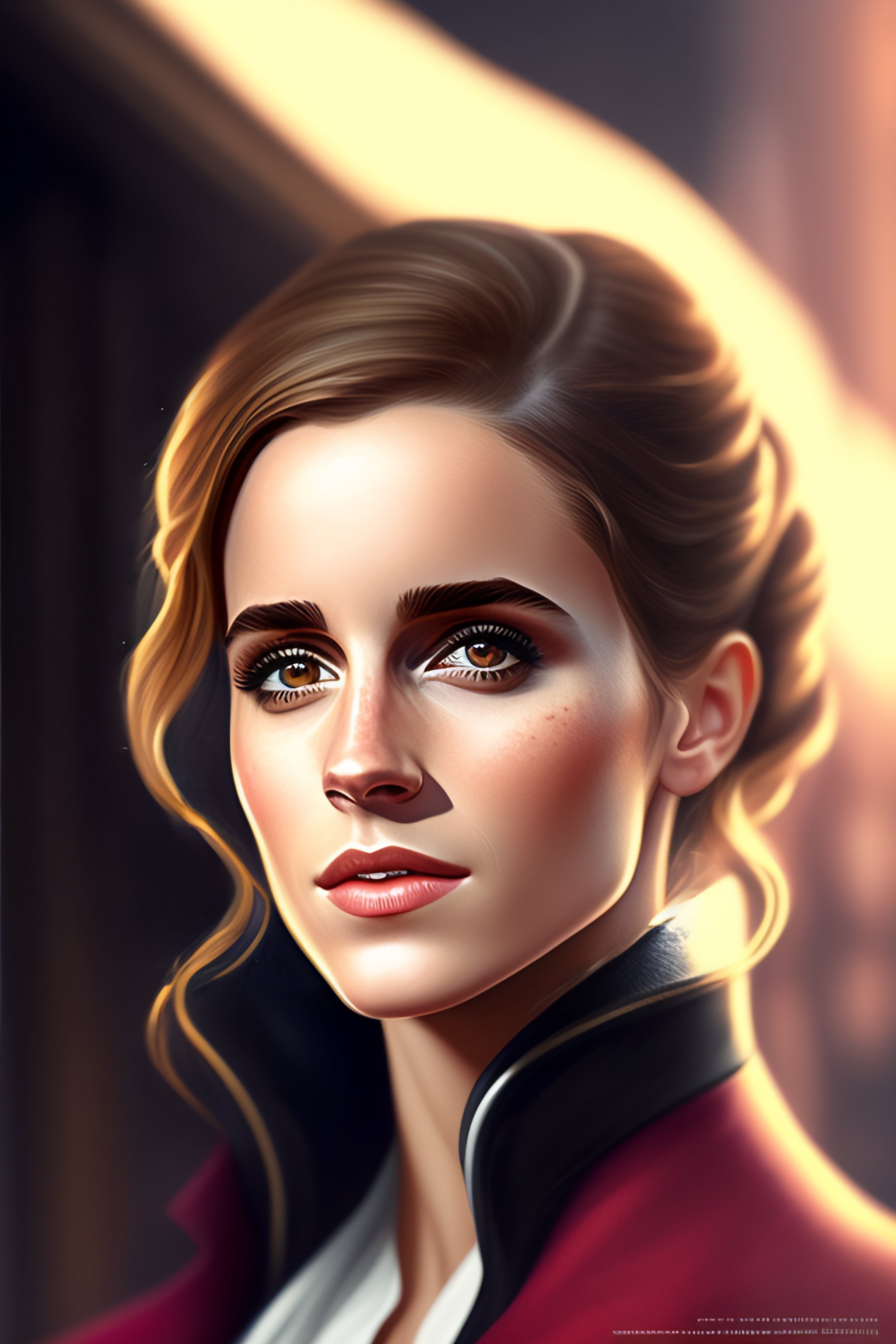 Lexica - Tania bann as emma watson princess, digital painting ...