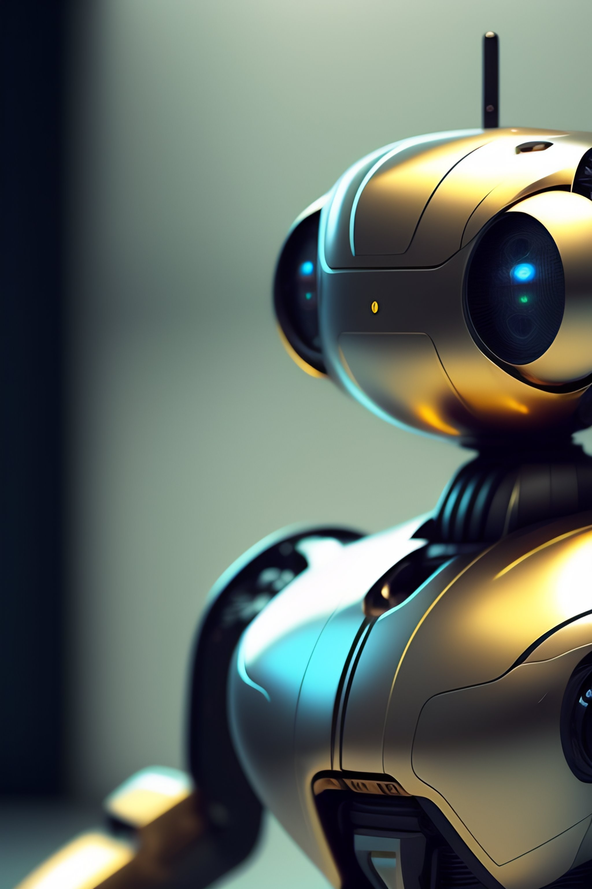 Lexica - The image shows a futuristic robot with a sleek and ...