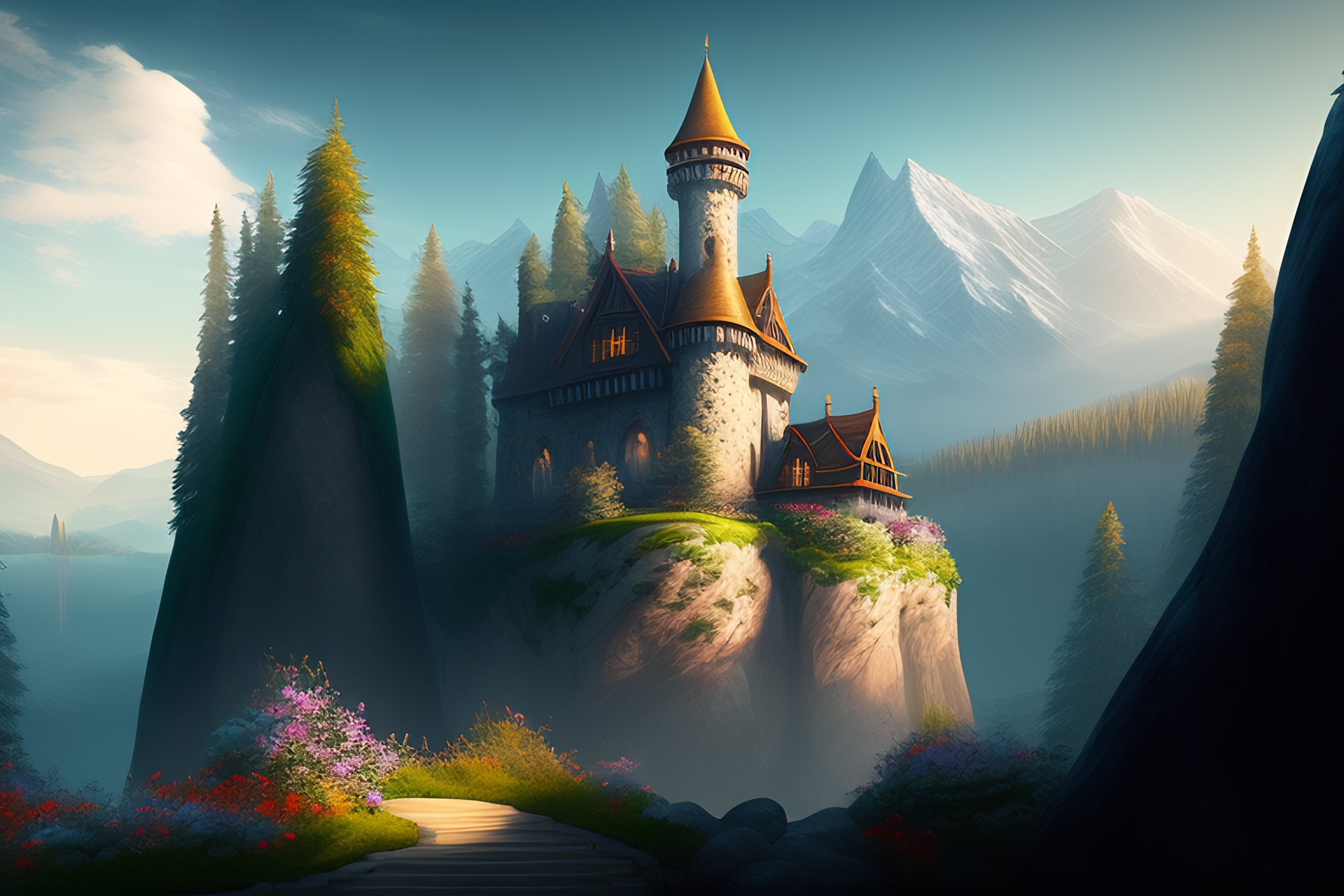 Lexica - Landscaping, fantasy, castle