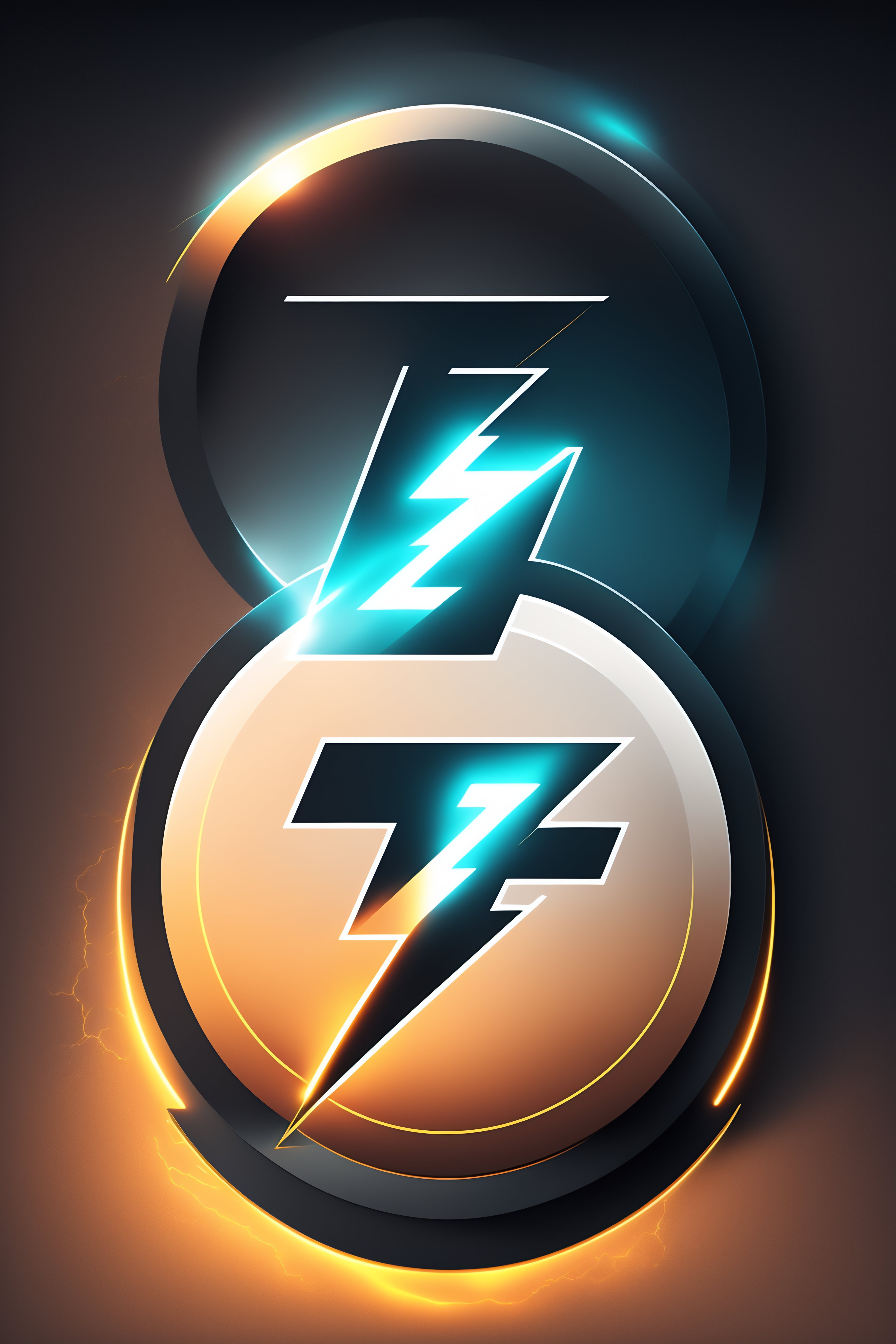 Lexica - Lightning icon, highly detailed, vector art