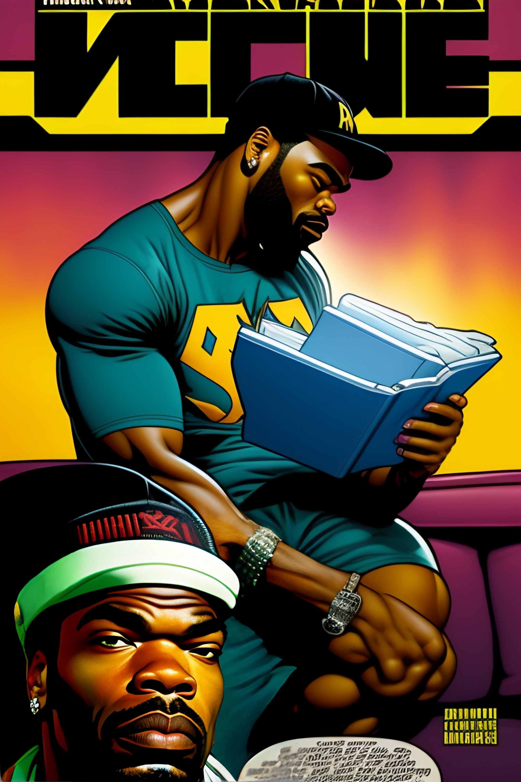 Lexica - Method man reading comic book