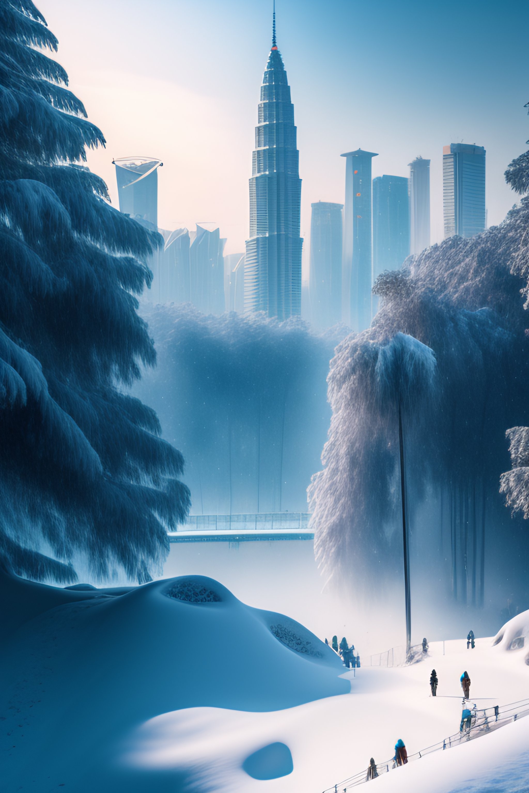 Lexica - Winter and snow in Kuala Lumpur