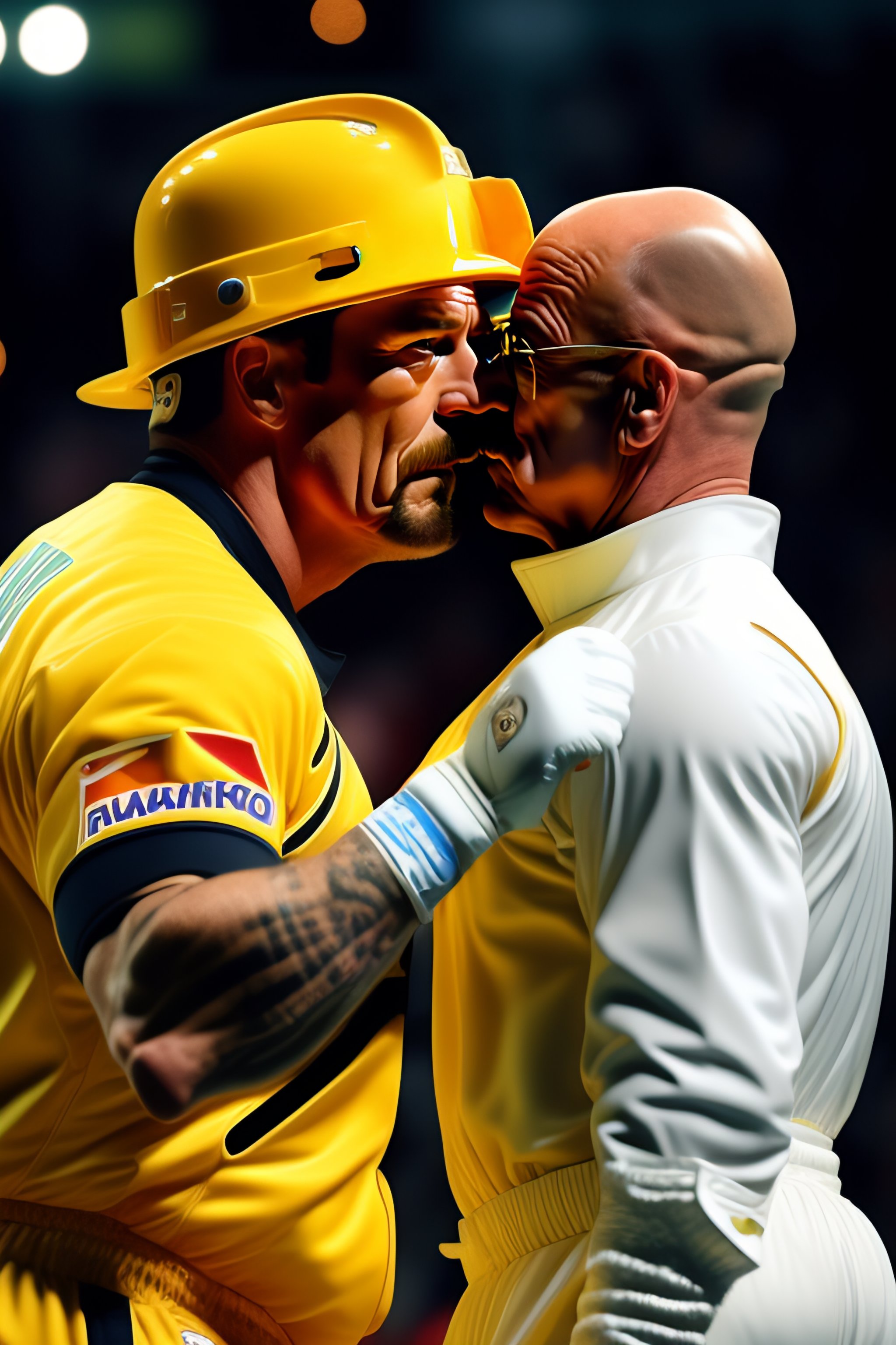 Lexica - Walter white slapping jessie