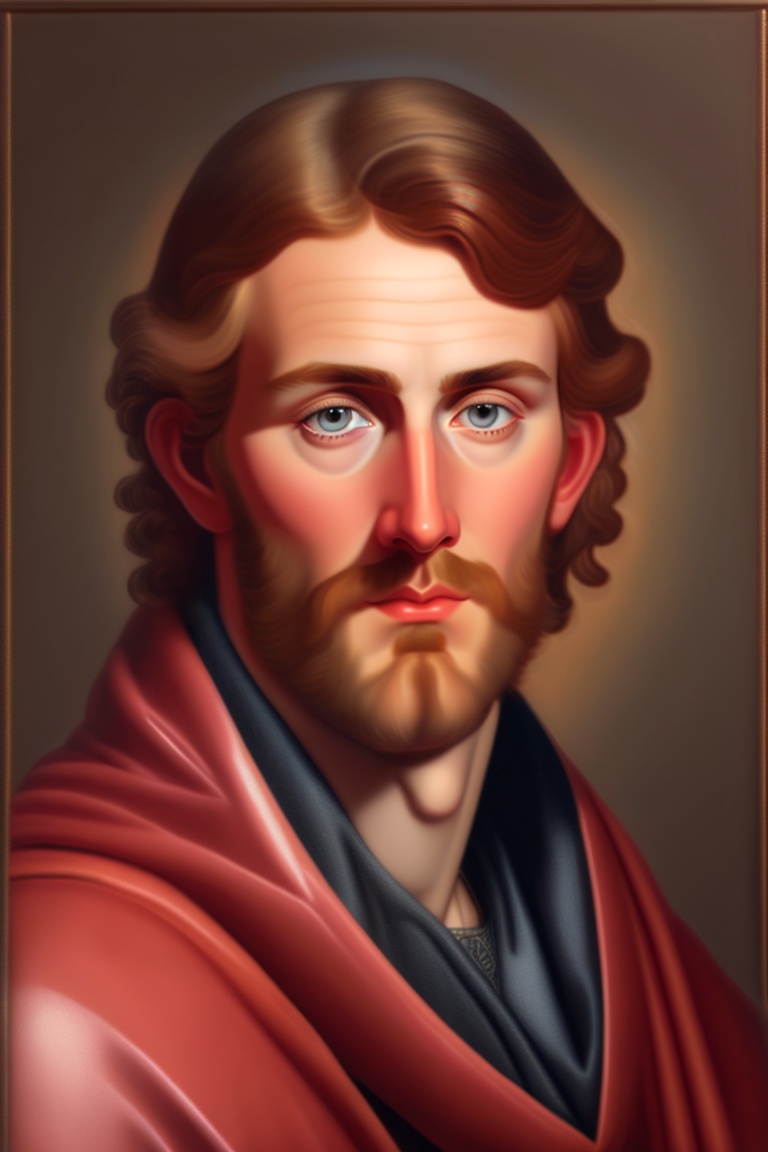 Lexica - Apostle St John from the Bible, face front view, with eyes ...