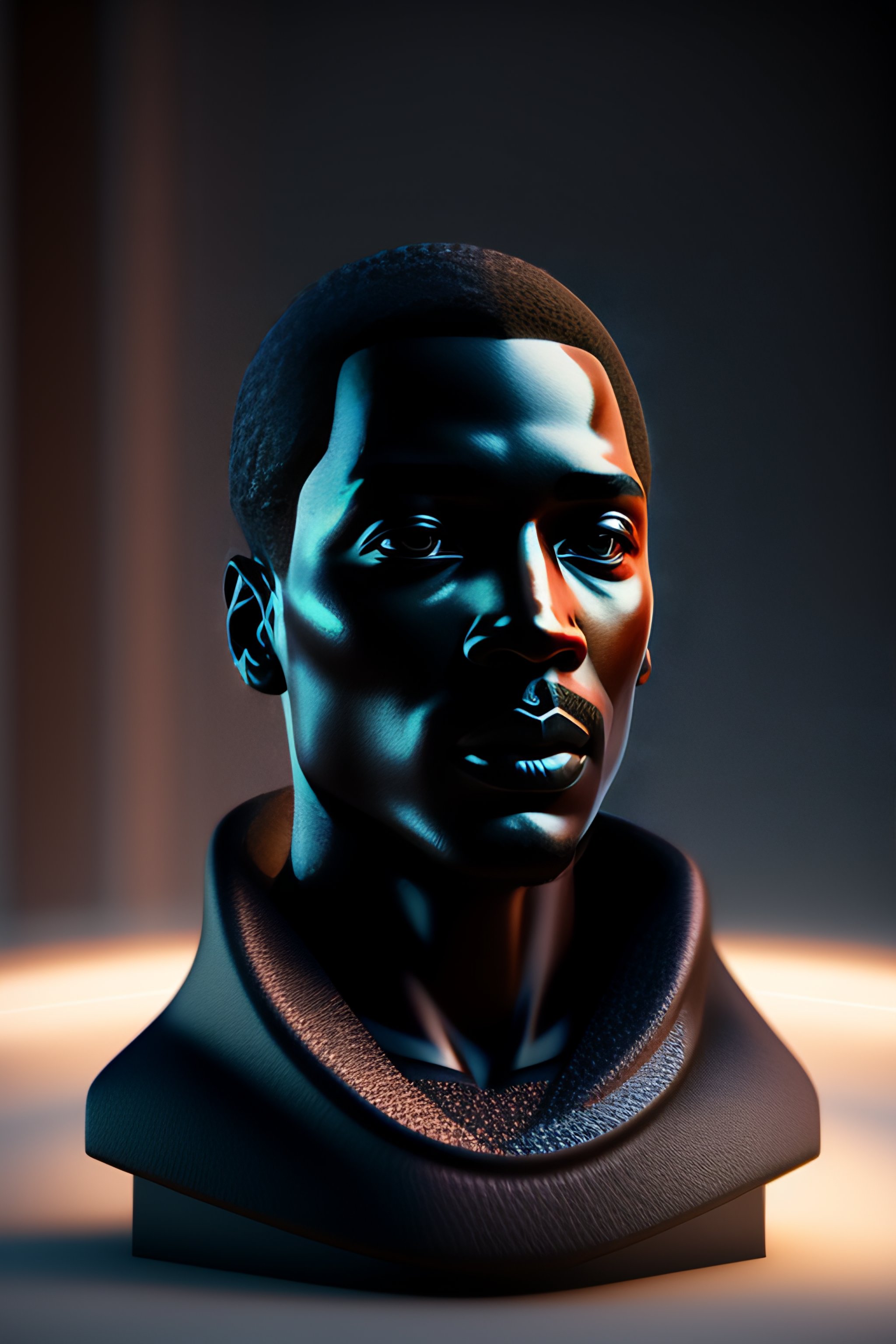 Lexica - Michael jordon made with black stone, Giovanni Strazza sculpt ...