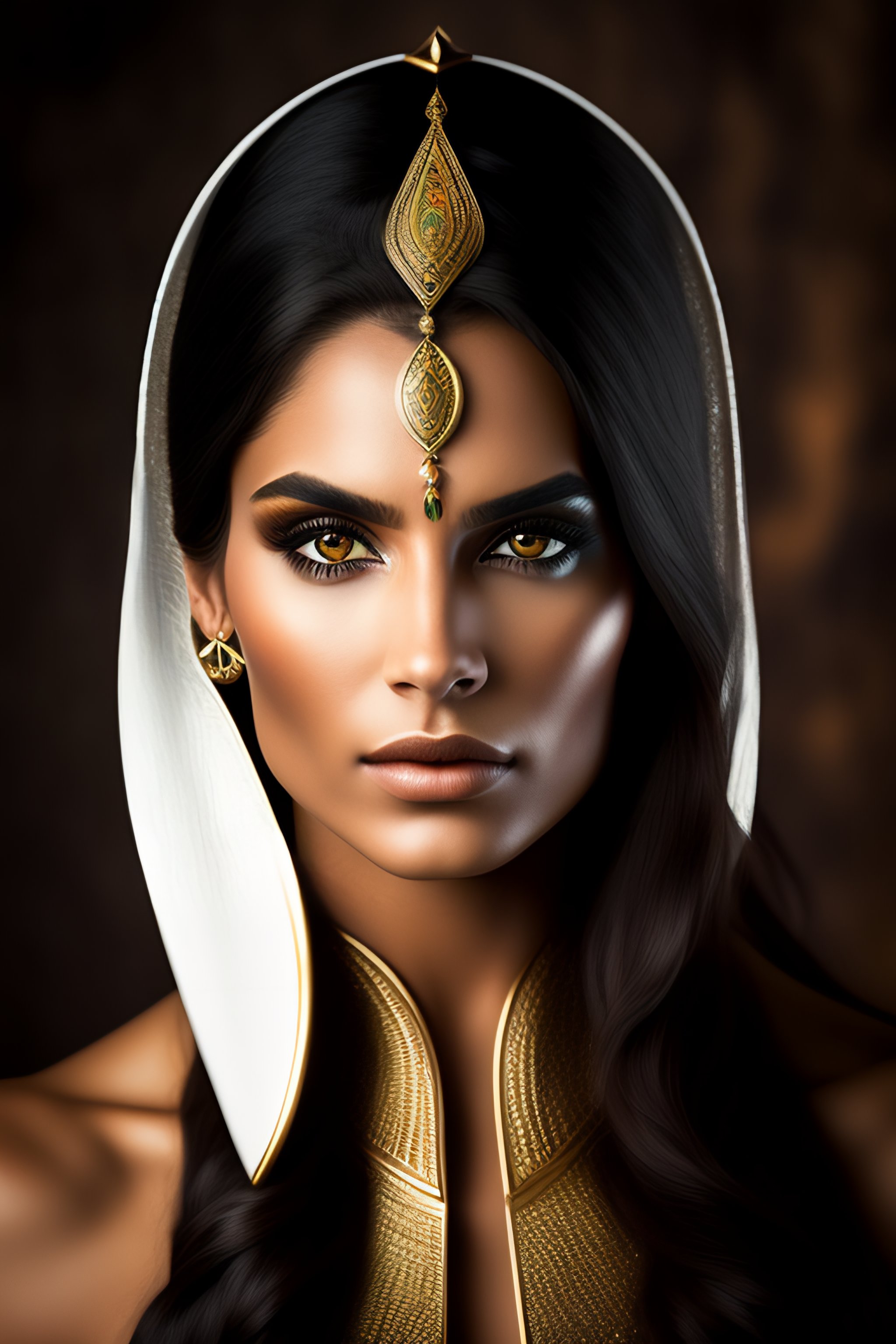 Lexica - Ortrait photo of a attractive Valkyrie Athenea, olive skin ...