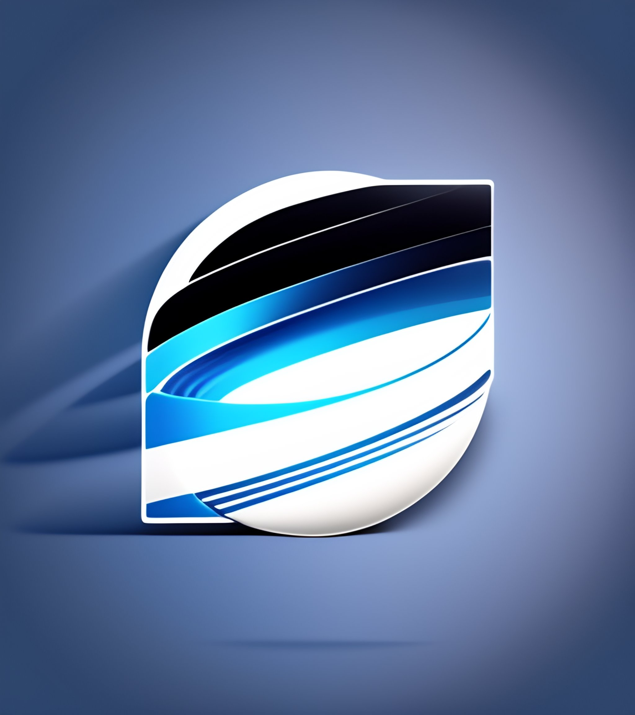 Lexica - Flat vector design, minimal, simple bold logo in blue, black ...