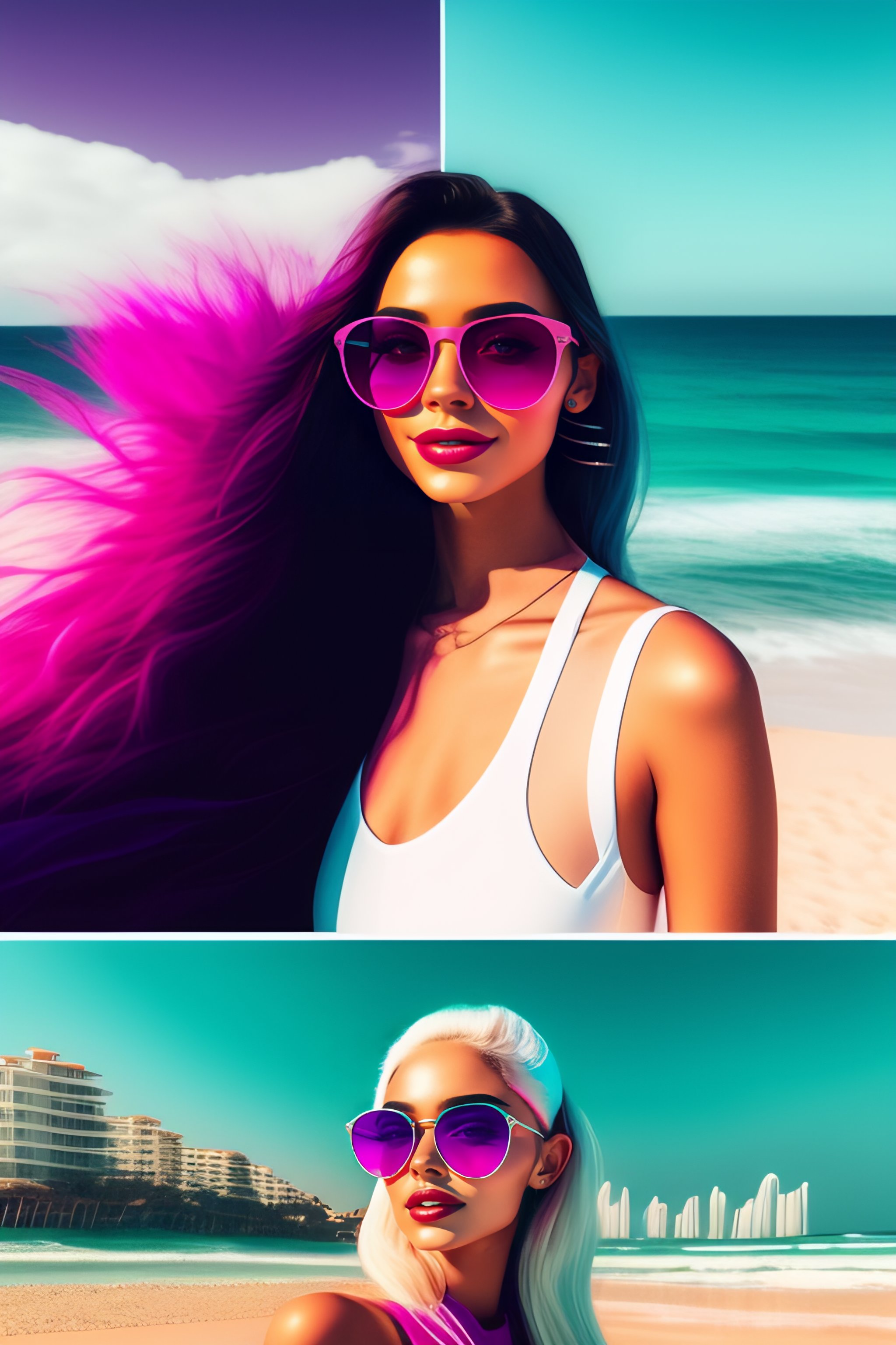 Lexica - Detailed portrait of a happy futuristic Young wednesday addams ...