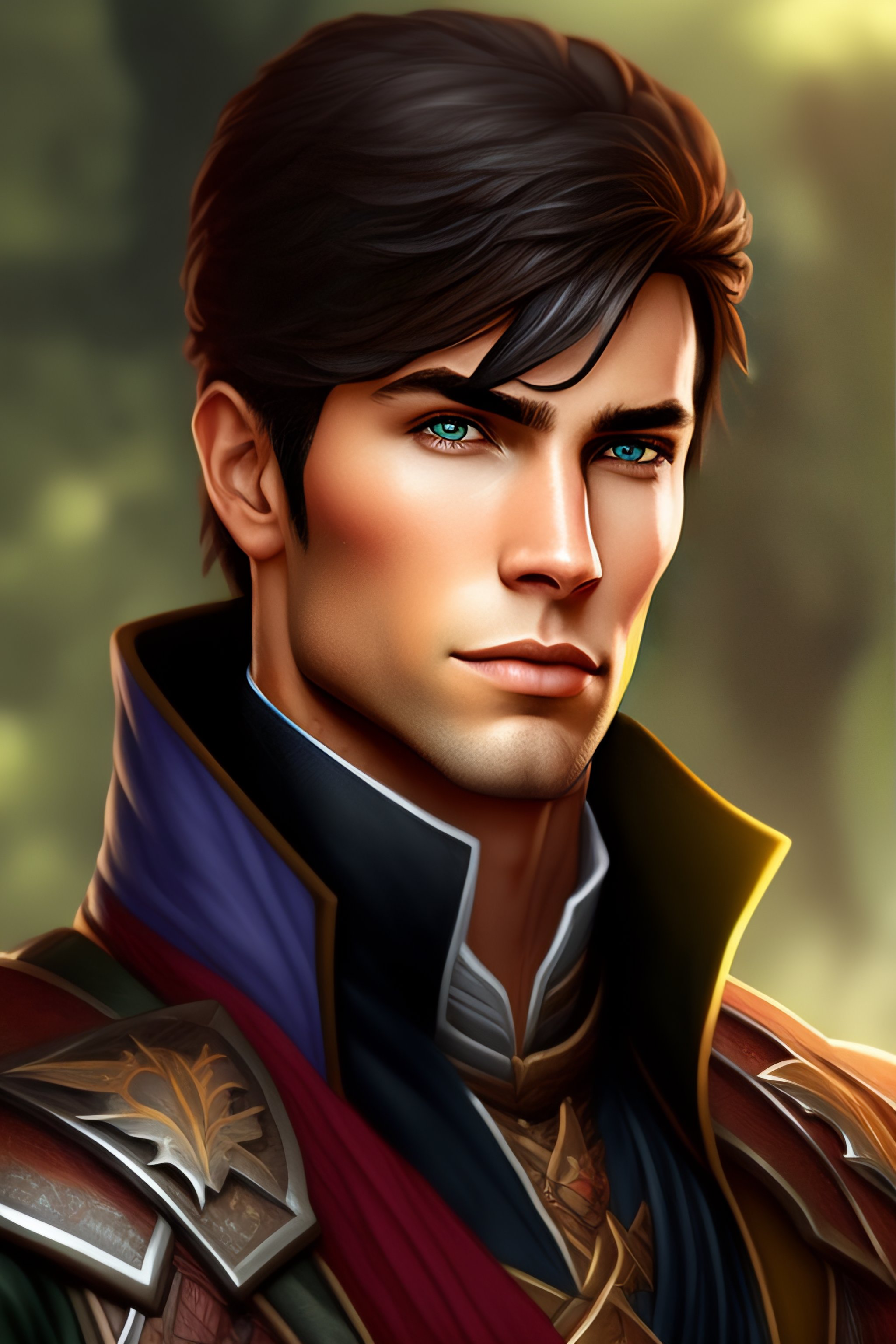 Lexica - Cartoon rough sketch of D&D Male Ranger