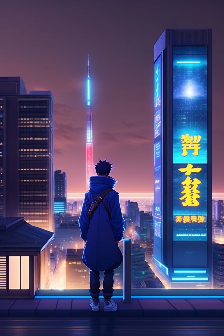 Lexica - Anime boy ,shinkai style ,80mm camera lens, japan animation ...