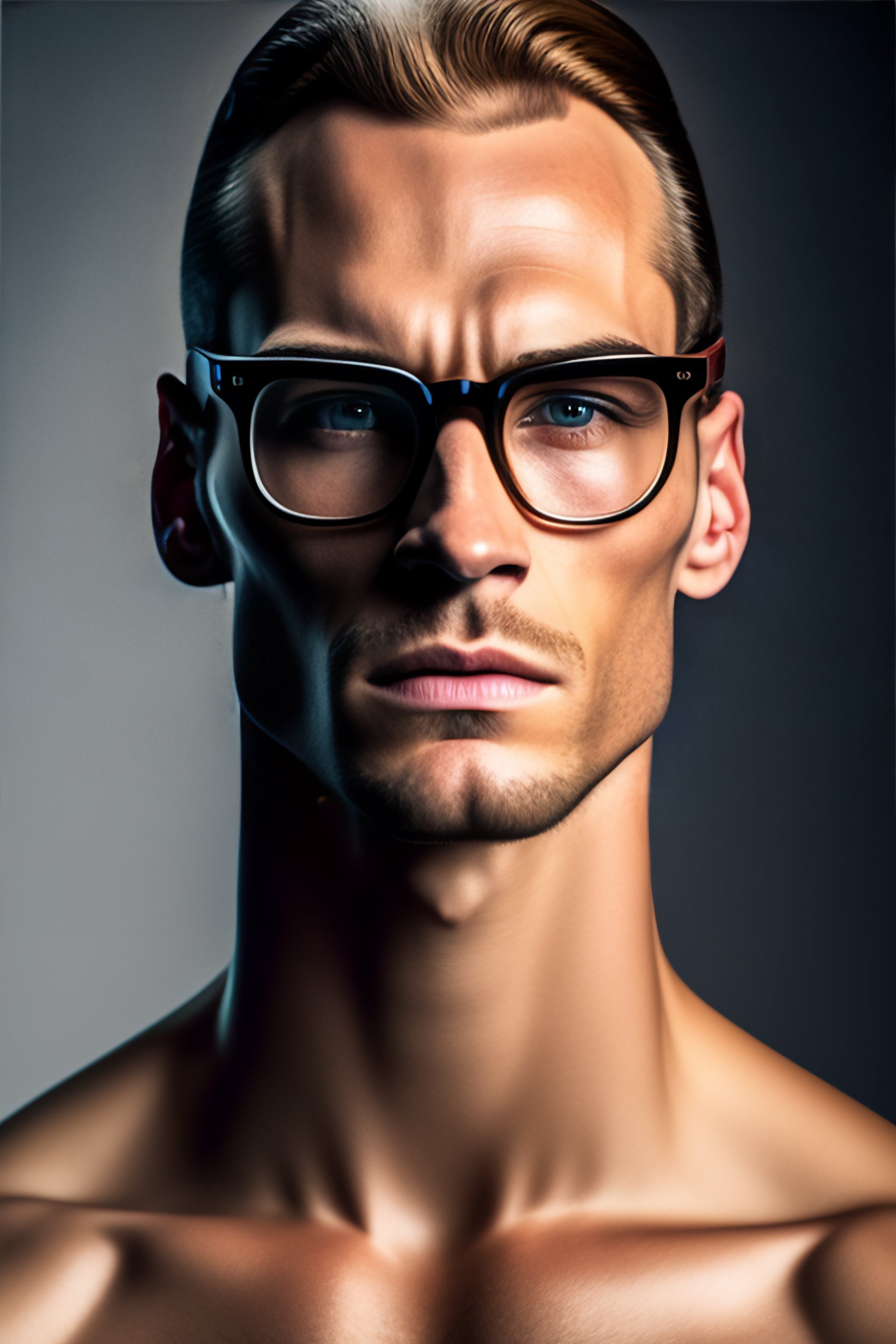 Lexica - Beautiful studio photograph of colorful portrait photography ...