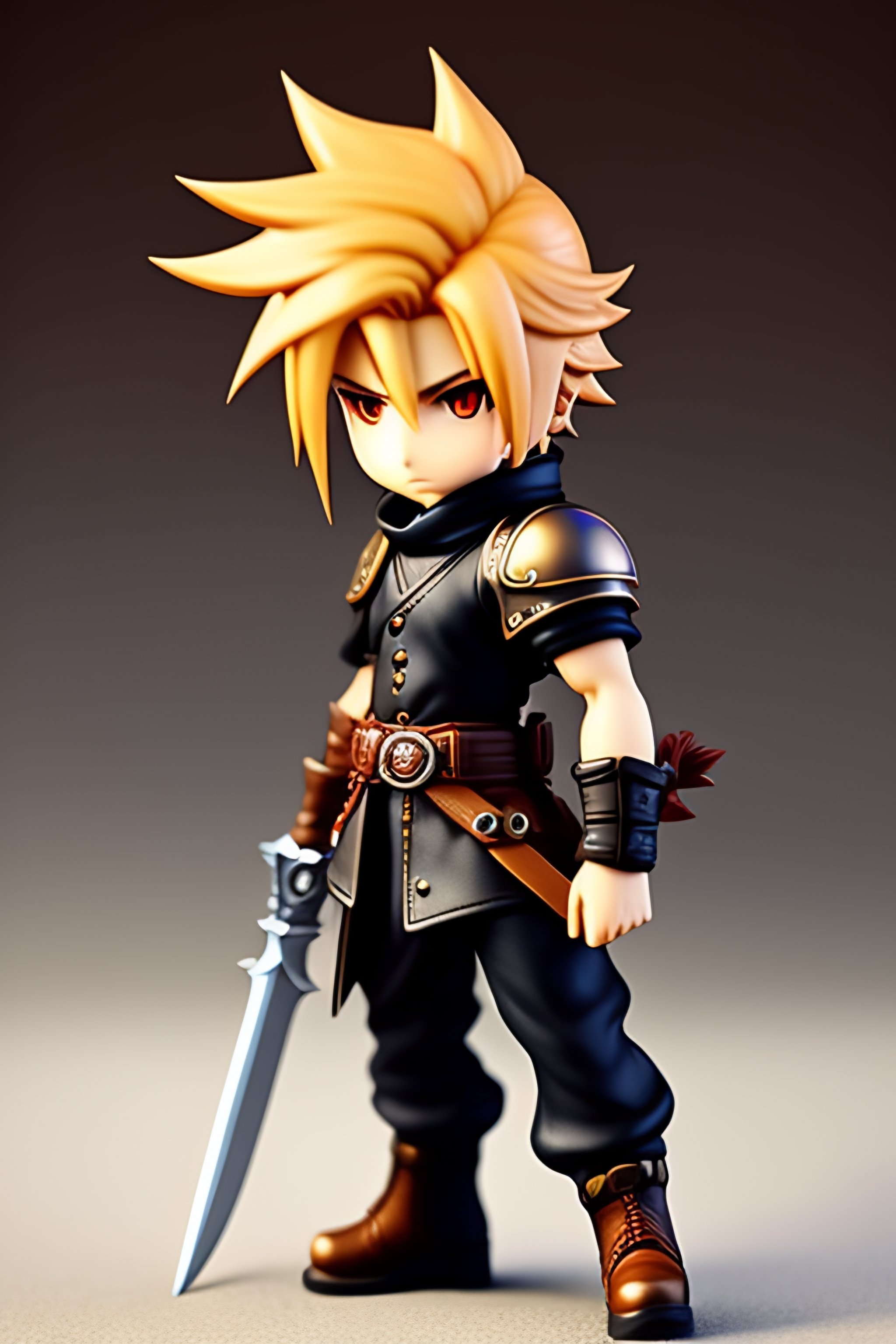 Lexica - Cloud strife from final fantasy whit buster sword
