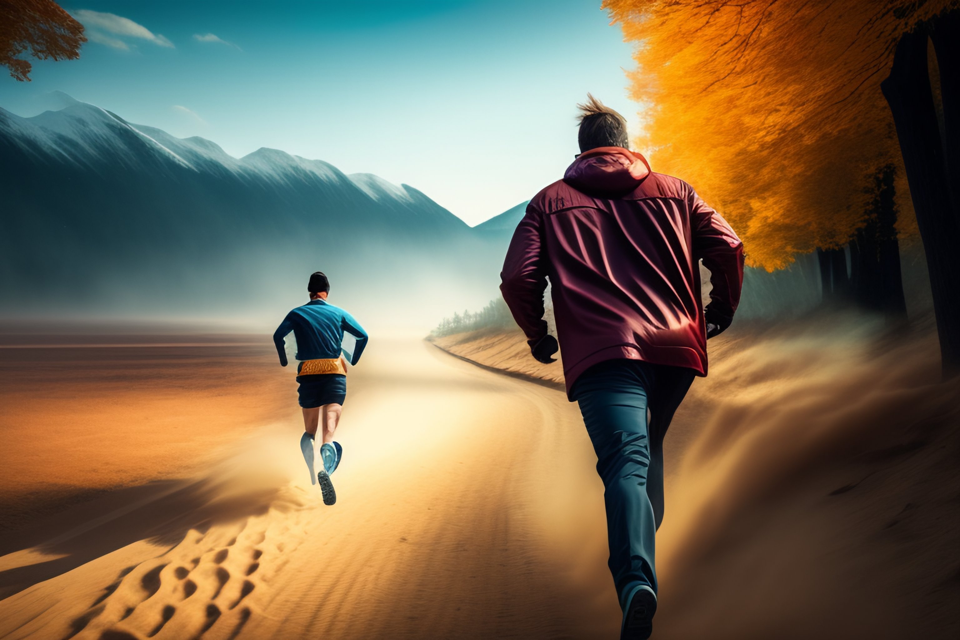 Lexica - A man runs away from evil