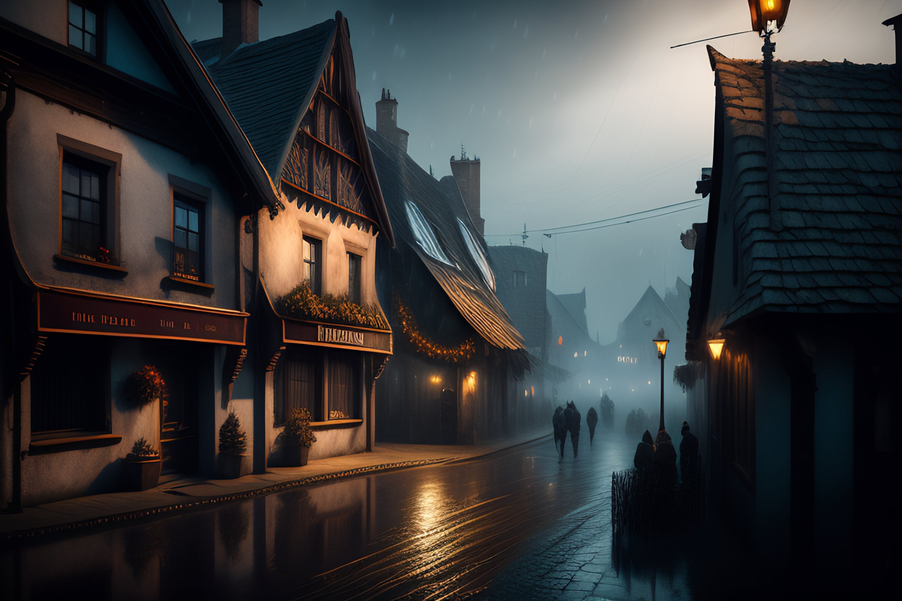 Lexica - An ultra detailed oil desaturated painting a dark, gritty ...