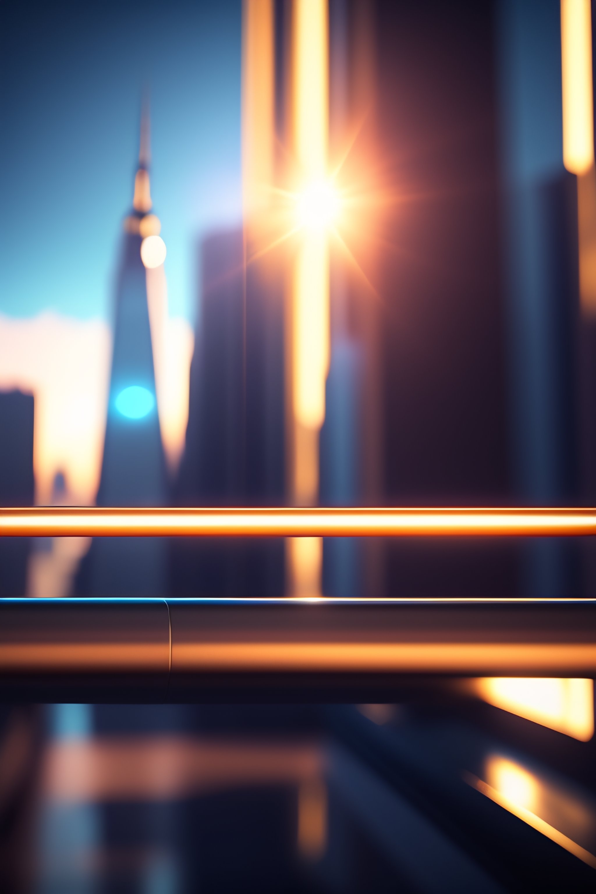 Lexica - Futuristic new york. daylight. sunlight. lens flare. light ...