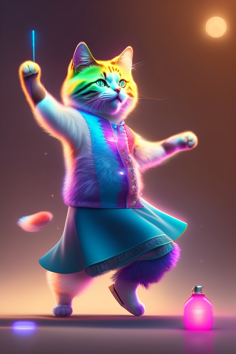 Lexica - Highly detailed dancing cat just dance, art station ...