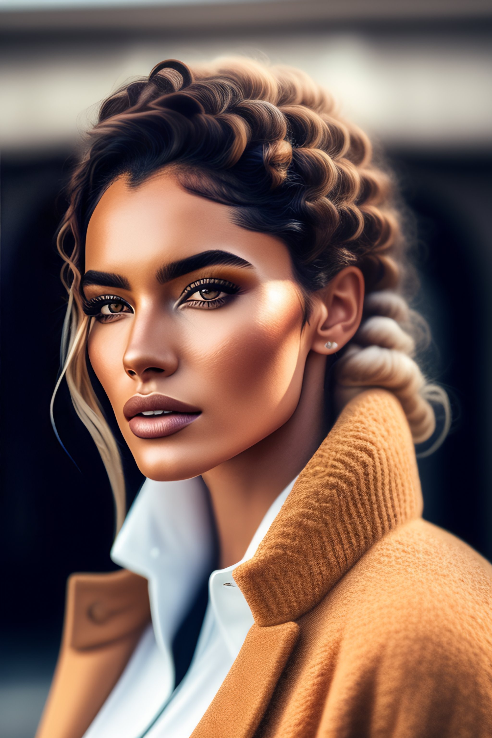 Lexica - Fashion Portrait of full body model wearing casual spring ...